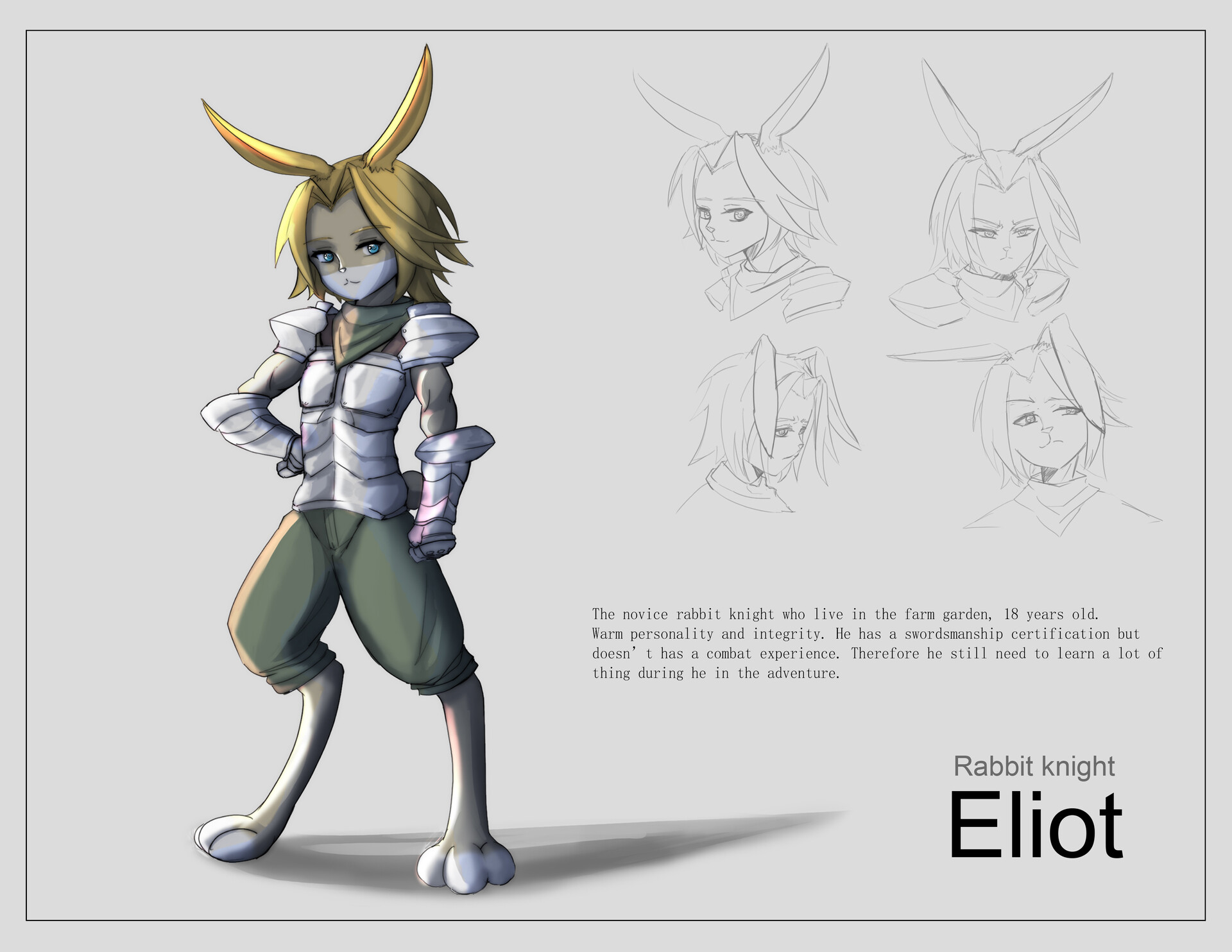 ArtStation - Rabbit knight