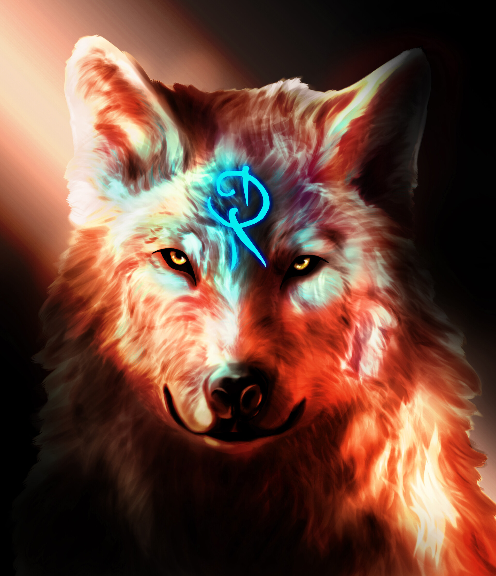 ArtStation - Wolf Face