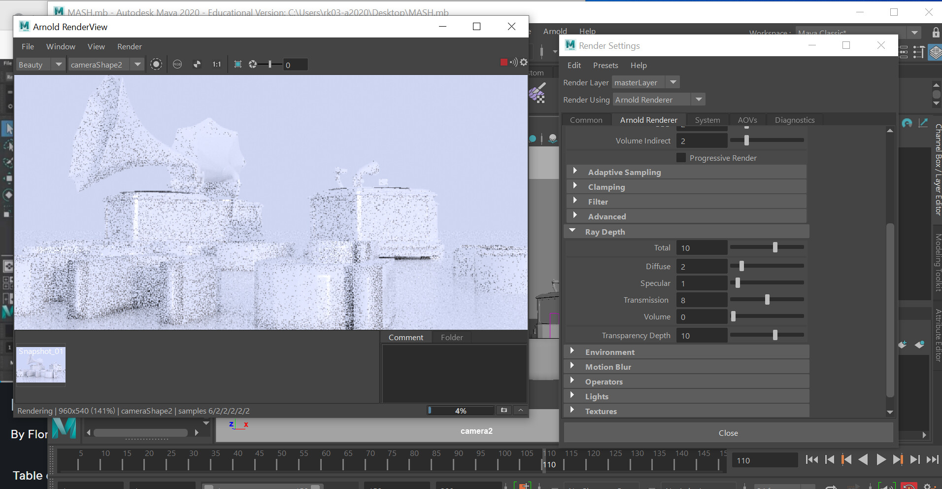 Sage - Maya MASH: Motion Graphics By Florian Girardot