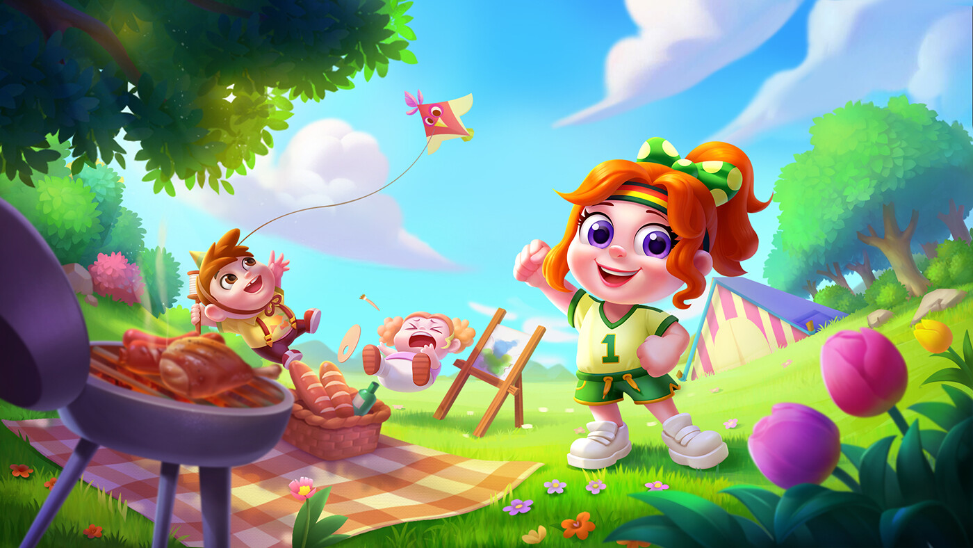 ArtStation - Loading-Painting steps