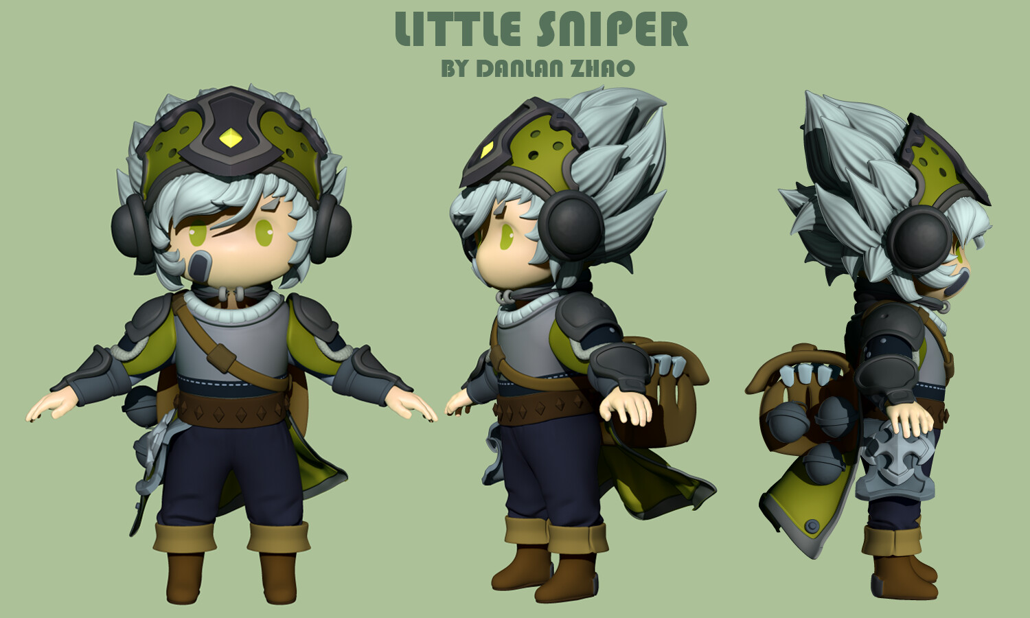 ArtStation - Little Sniper, Danlan Zhao