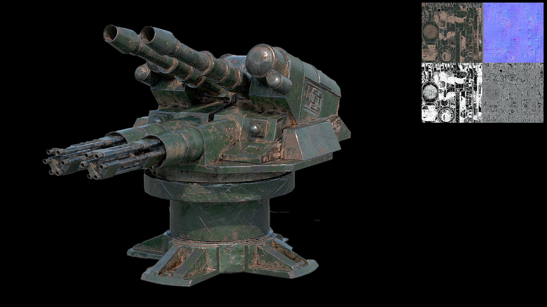 ArtStation - Anti aircraft guns