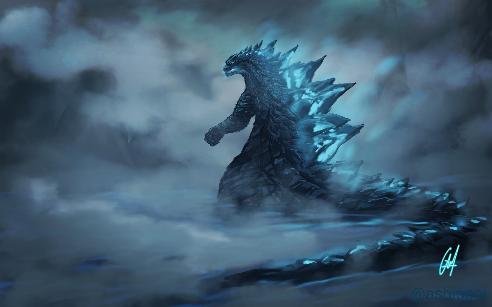 ArtStation - Long live the King - Godzilla