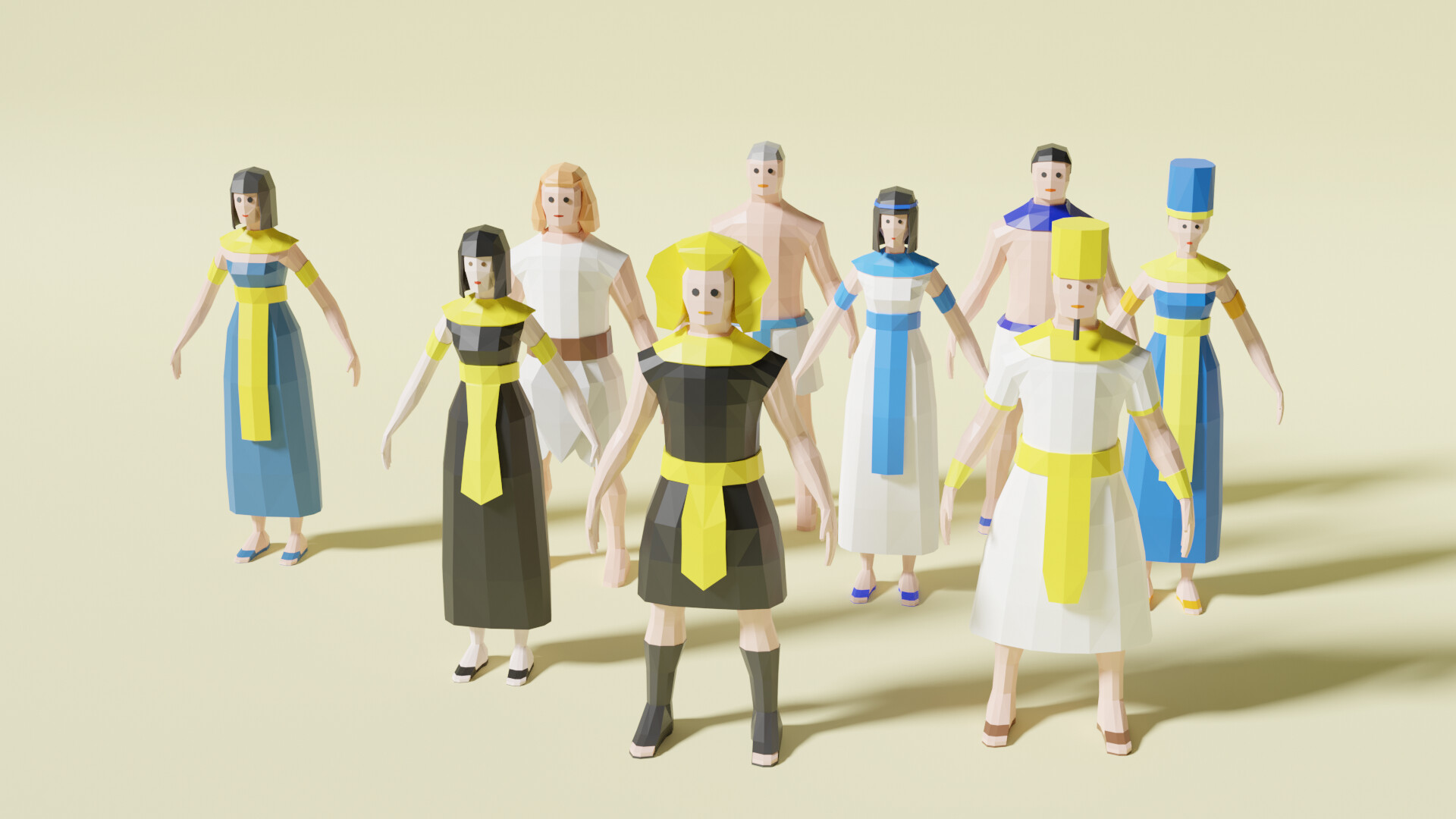 ArtStation - Low Poly Ancient Egypt Pack