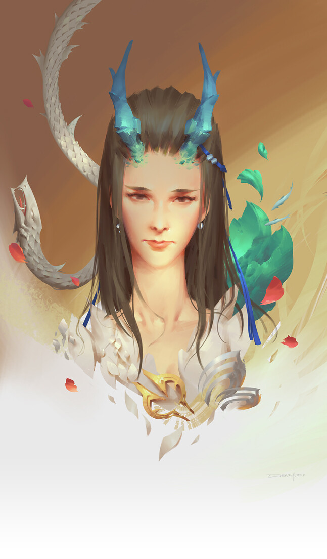 ArtStation - Dragon Girl