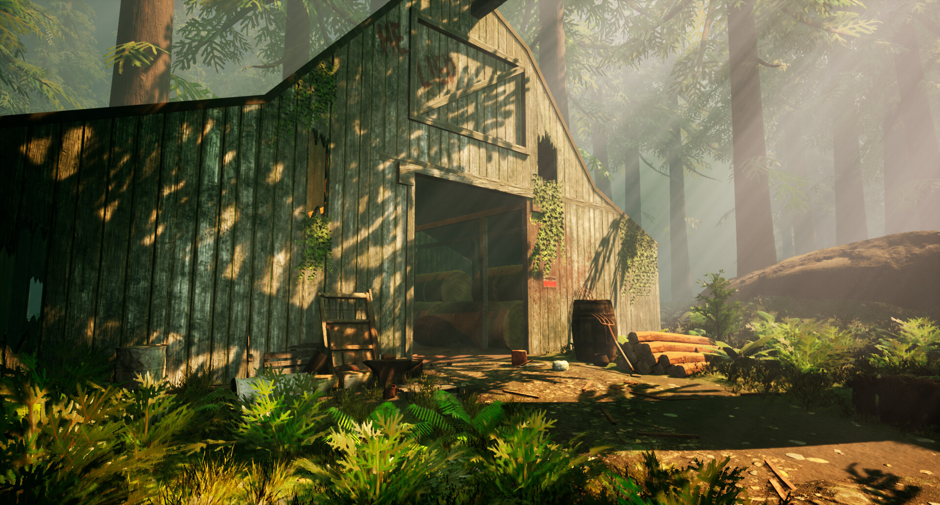 Ayushman Dwivedi - Abandoned Barn in Jungle || Unreal engine 4