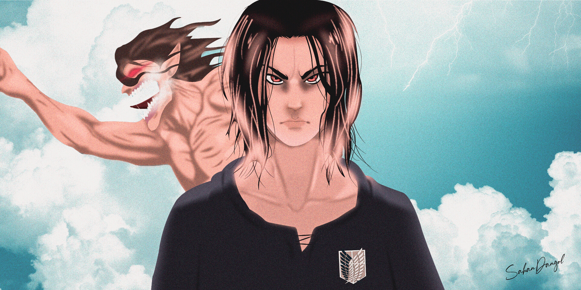 ArtStation - Eren Jaeger - A stubborn, Implusive, and also human.