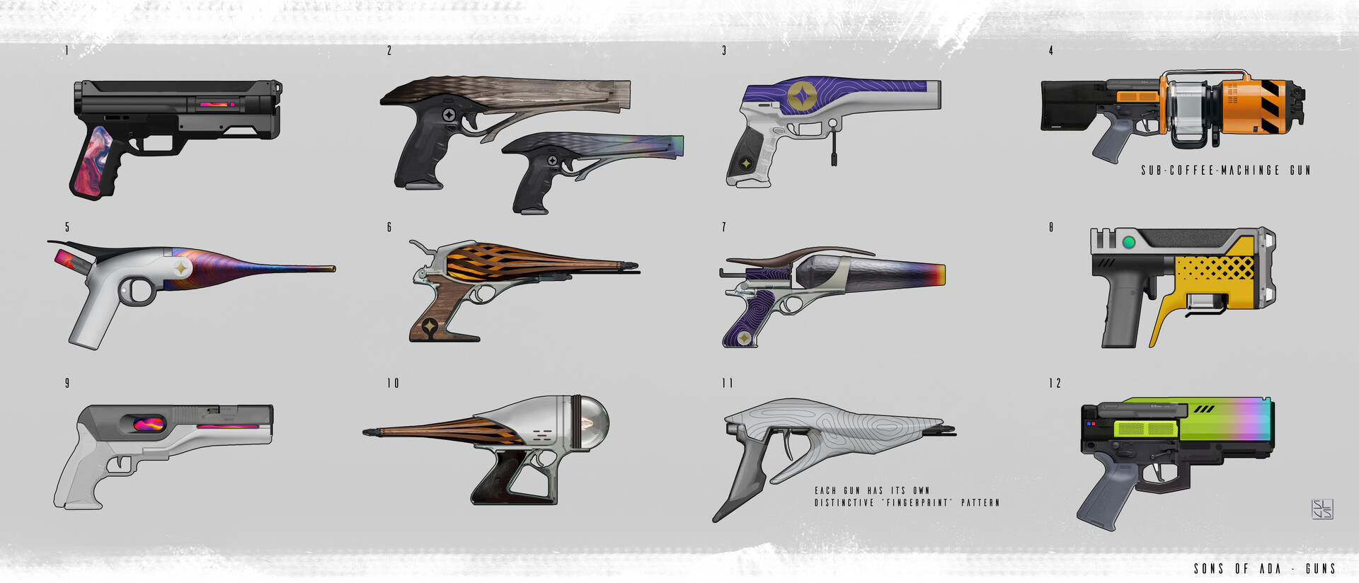 ArtStation - PBSC - Sons of Ada #4 FIREARMS