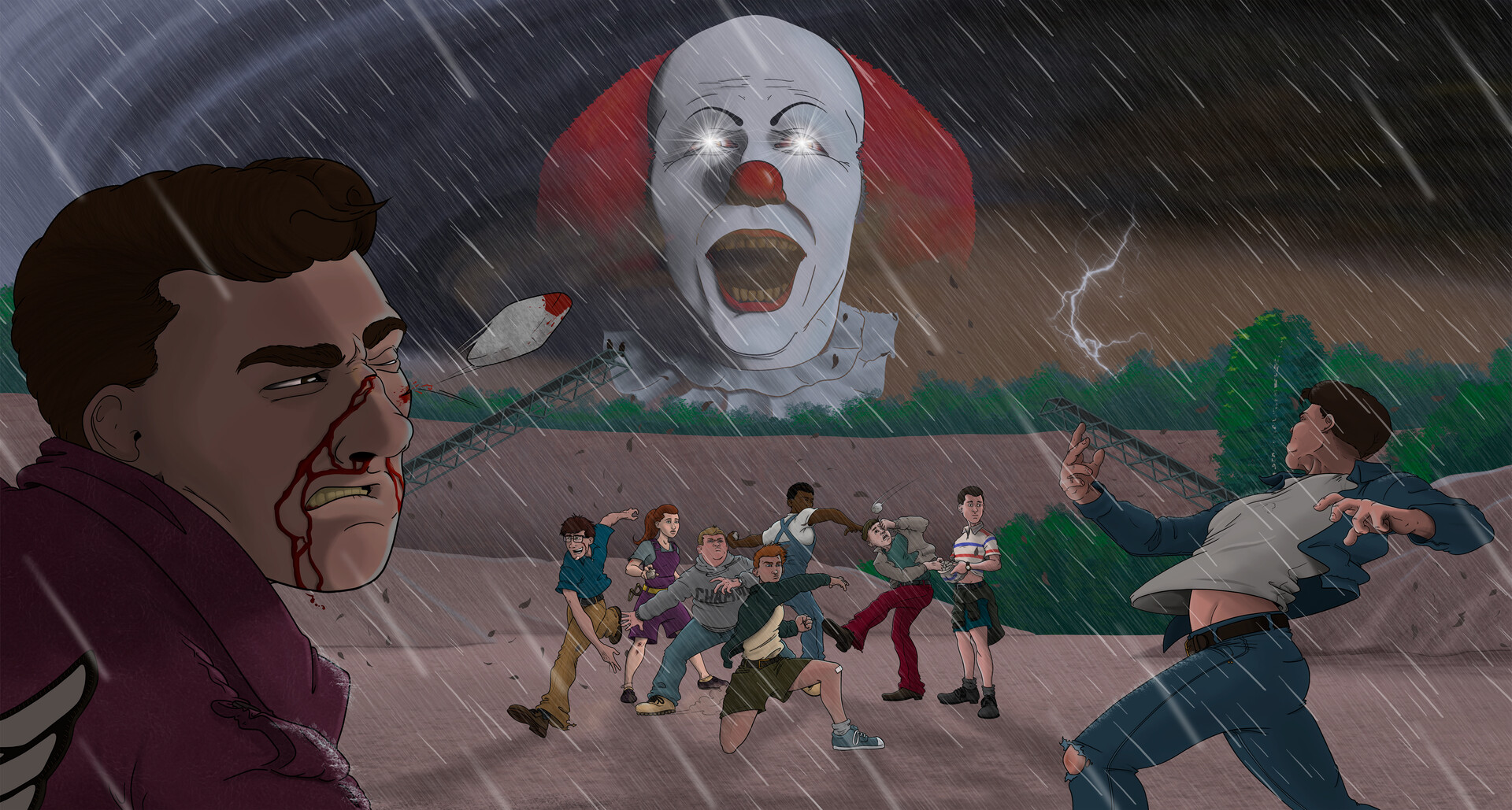 ArtStation - THE APOCALYPTIC ROCK FIGHT