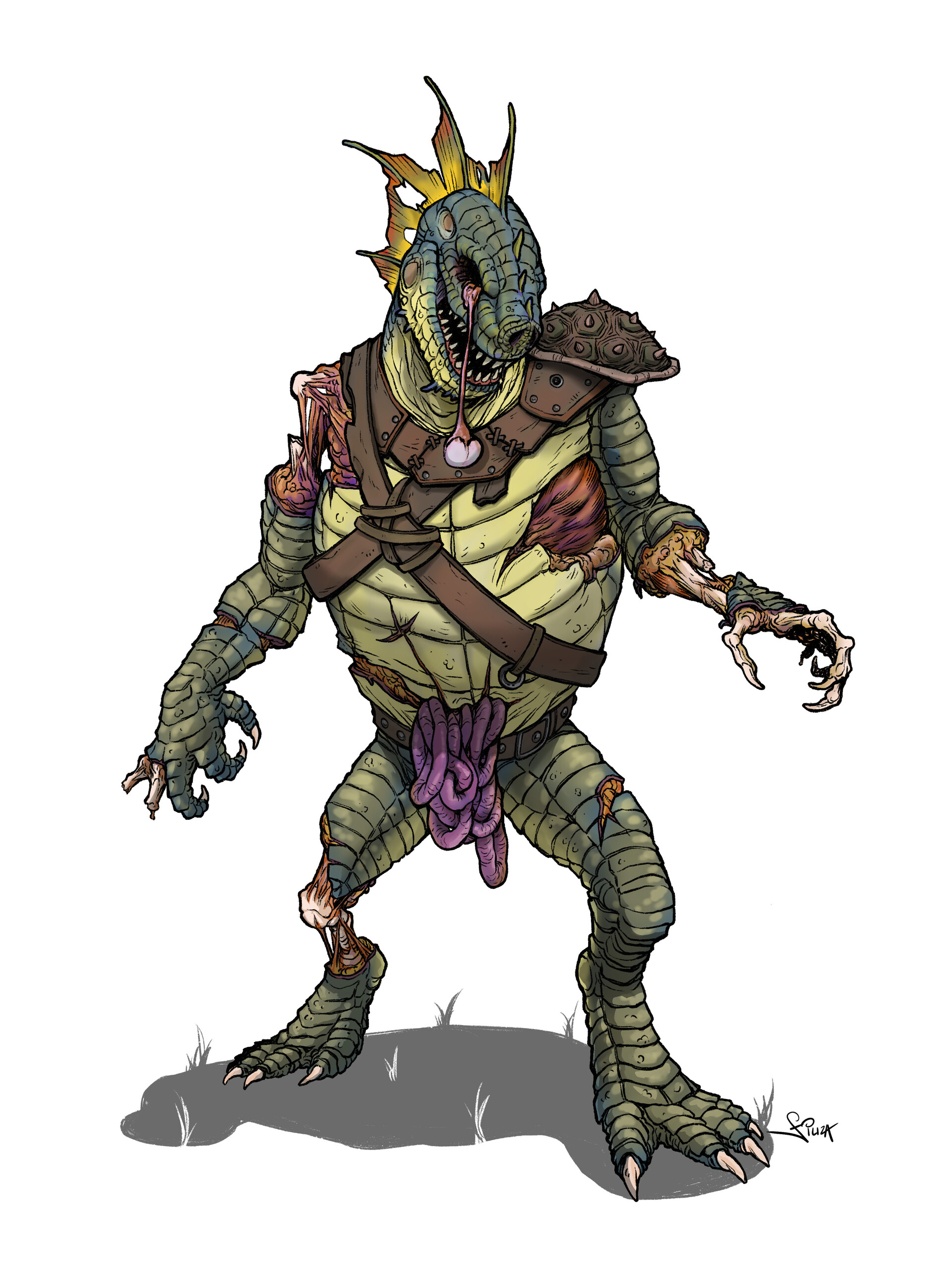 ArtStation - Lizardfolk Zombie