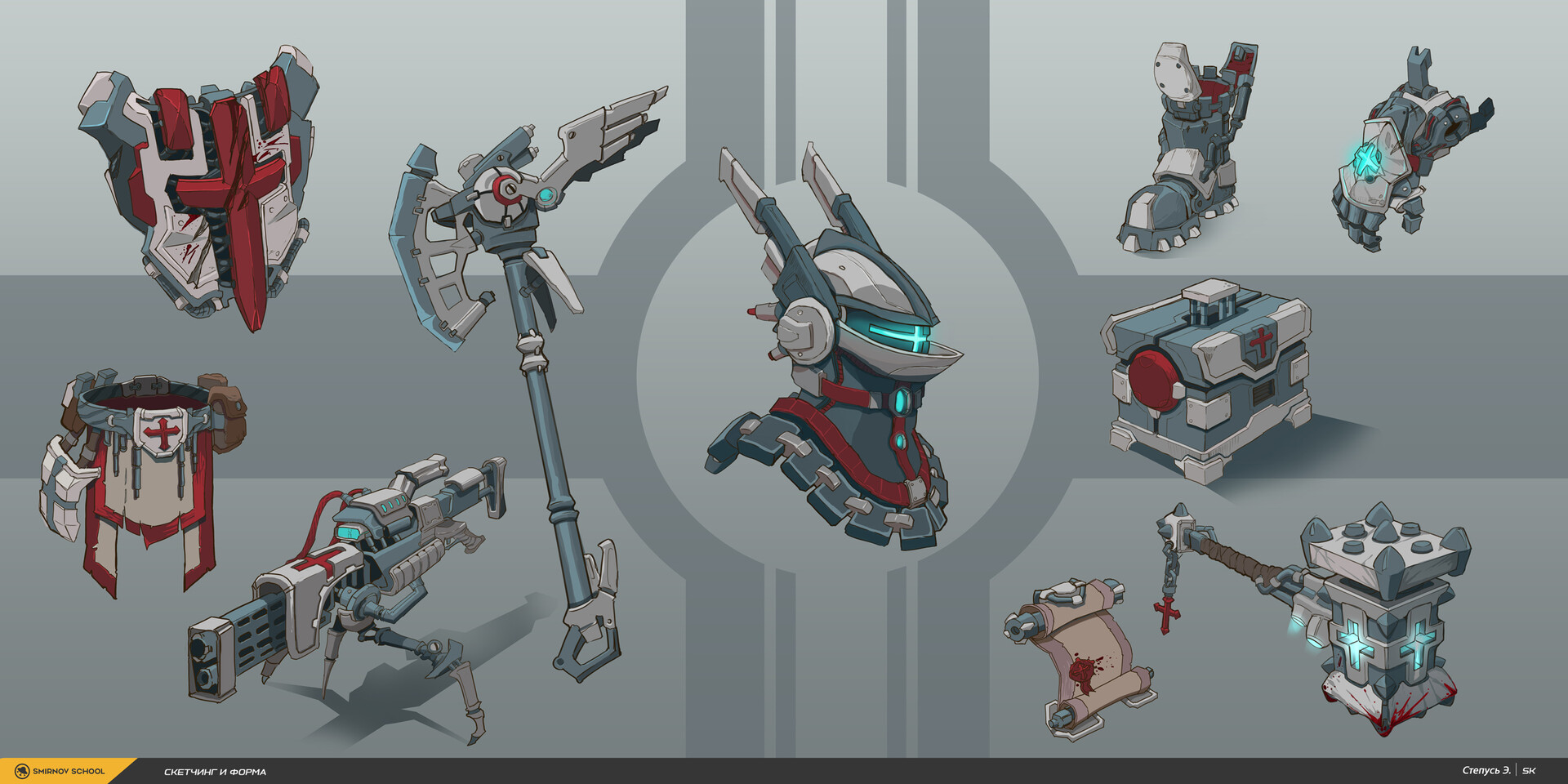 ArtStation - Crusaders props