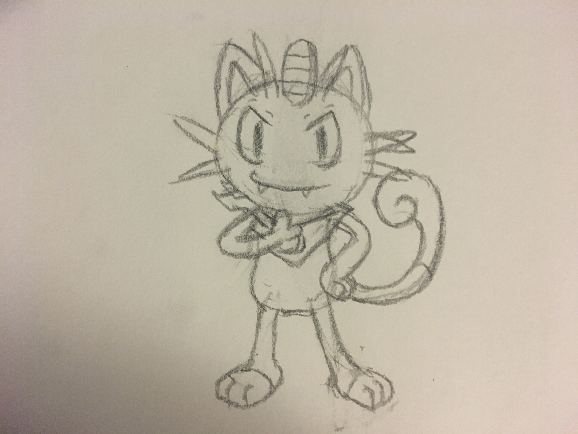 ArtStation - Meowth doodle request