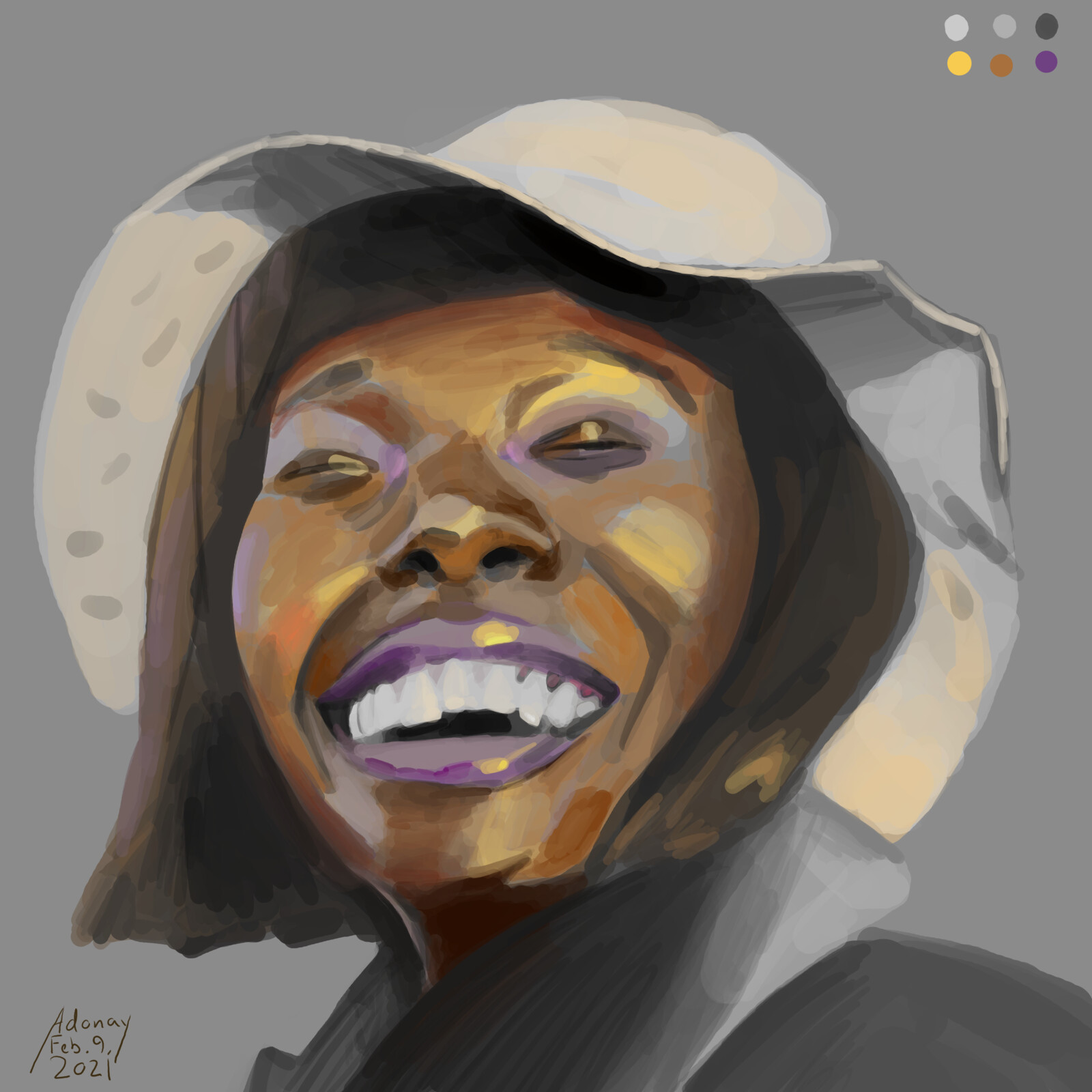 Adonay Ghebray - Smiling Lady