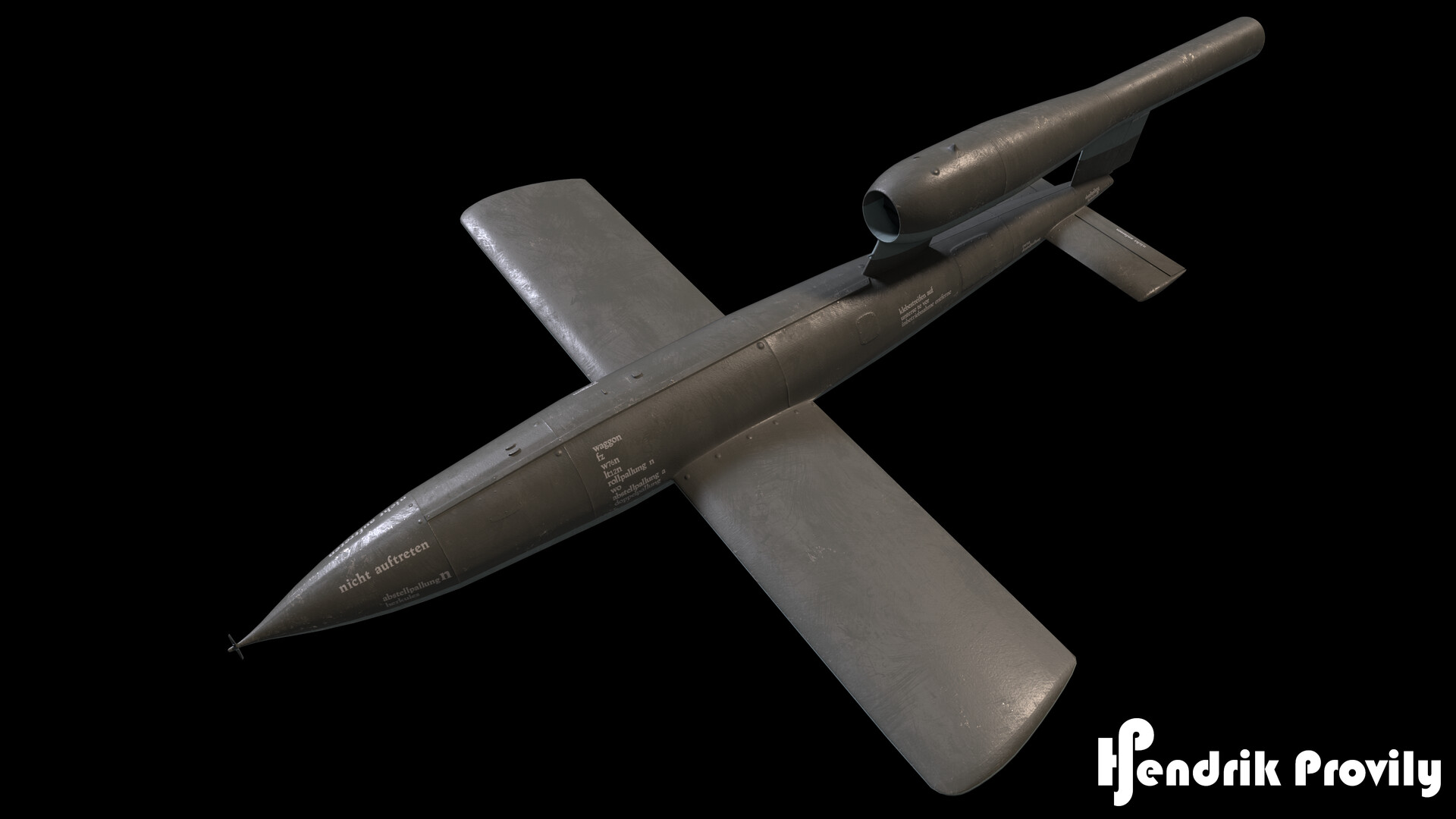 Hendrik Provily - V1 Rocket (Vergeltungswaffe 1)