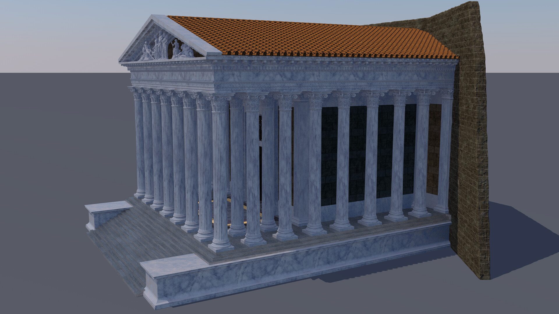 Temple Of Mars Ultor Reconstruction