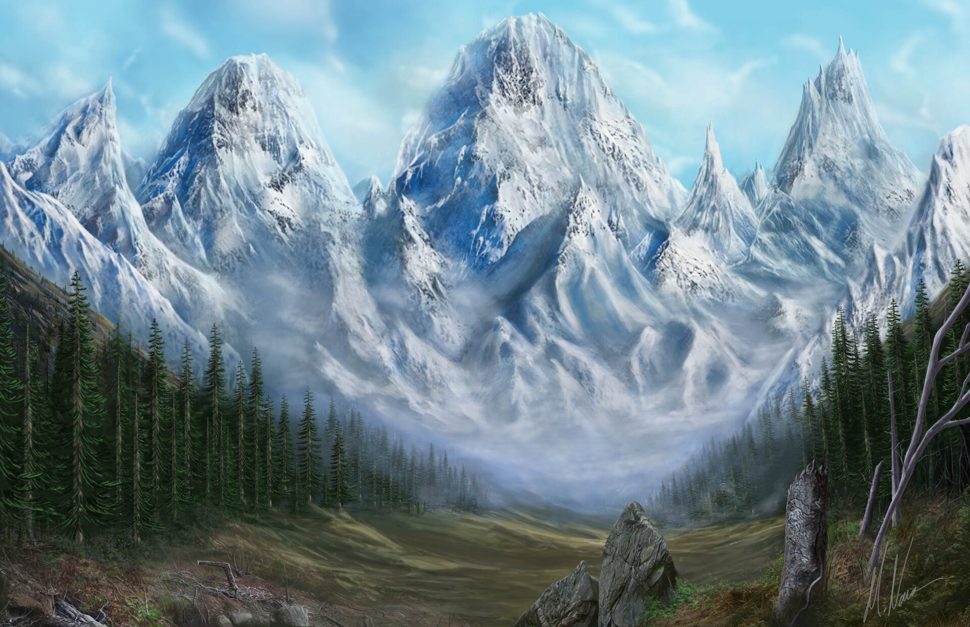 ArtStation - Mountains