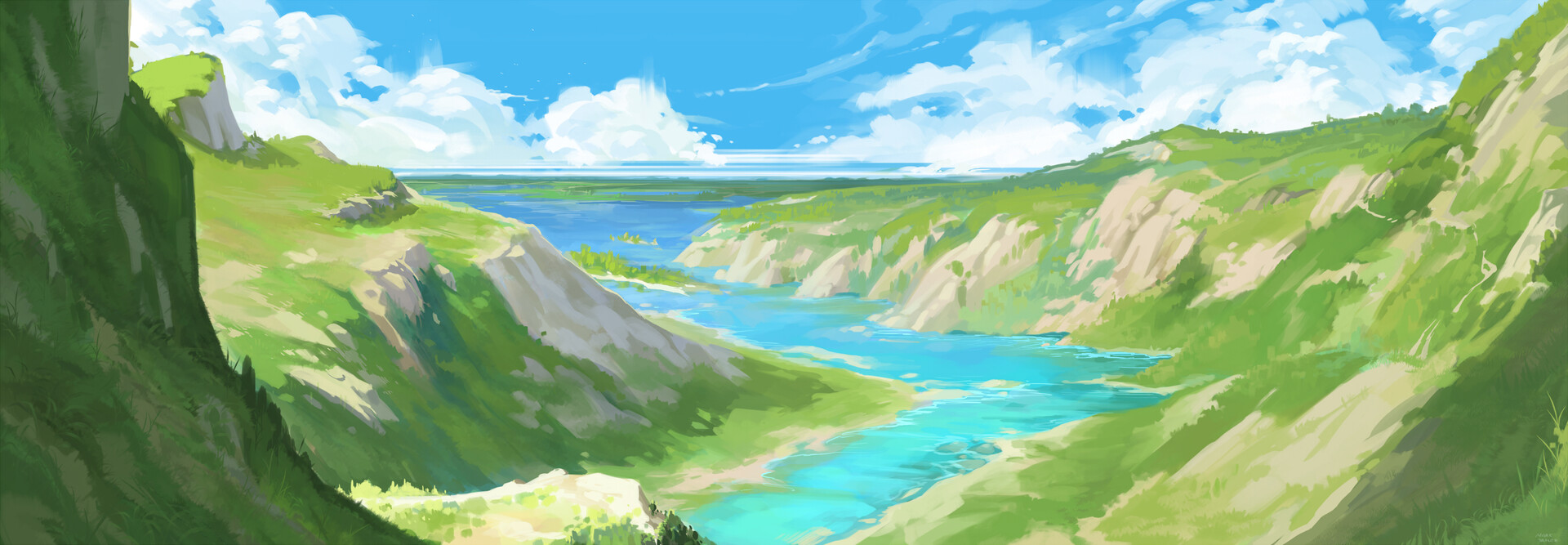 ArtStation - Sunny valley