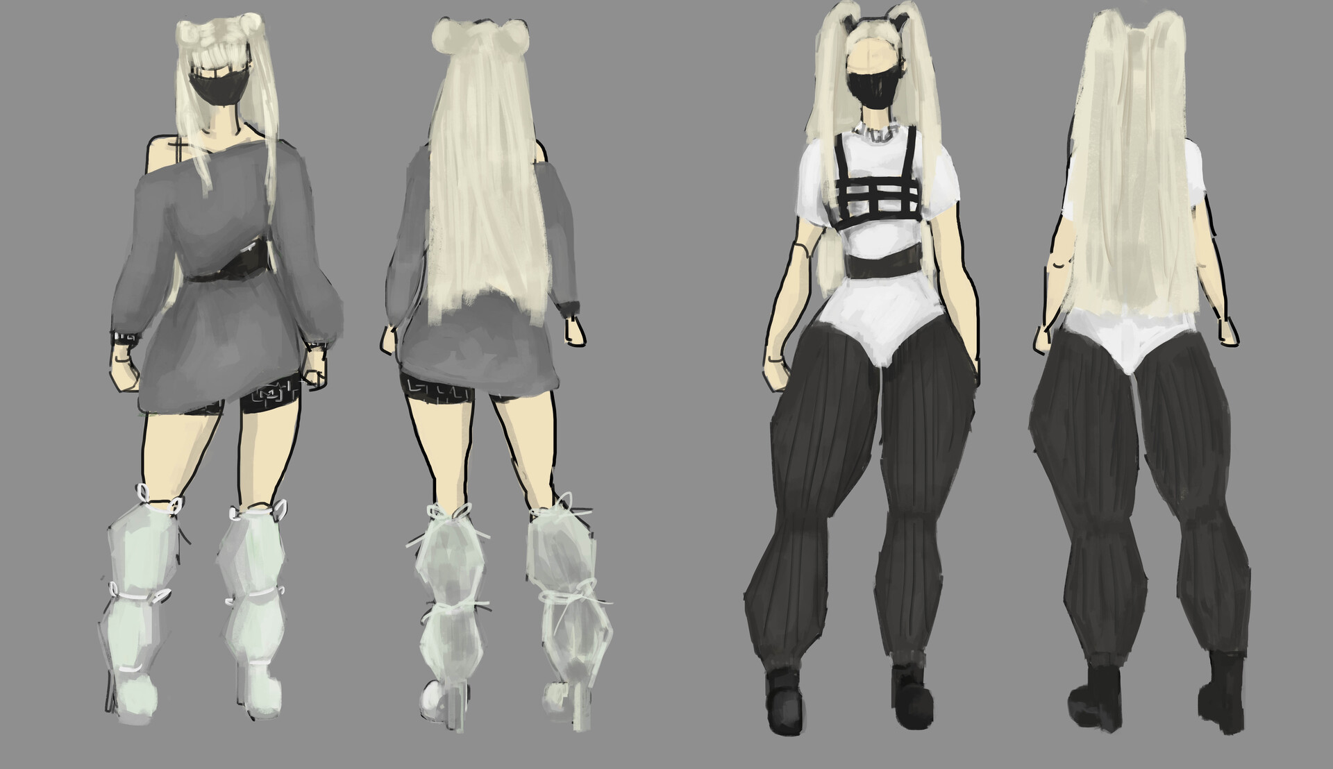 Hannah Lucas - CHARACTER CONCEPT DESIGN - Cyberpunk 2077 OC