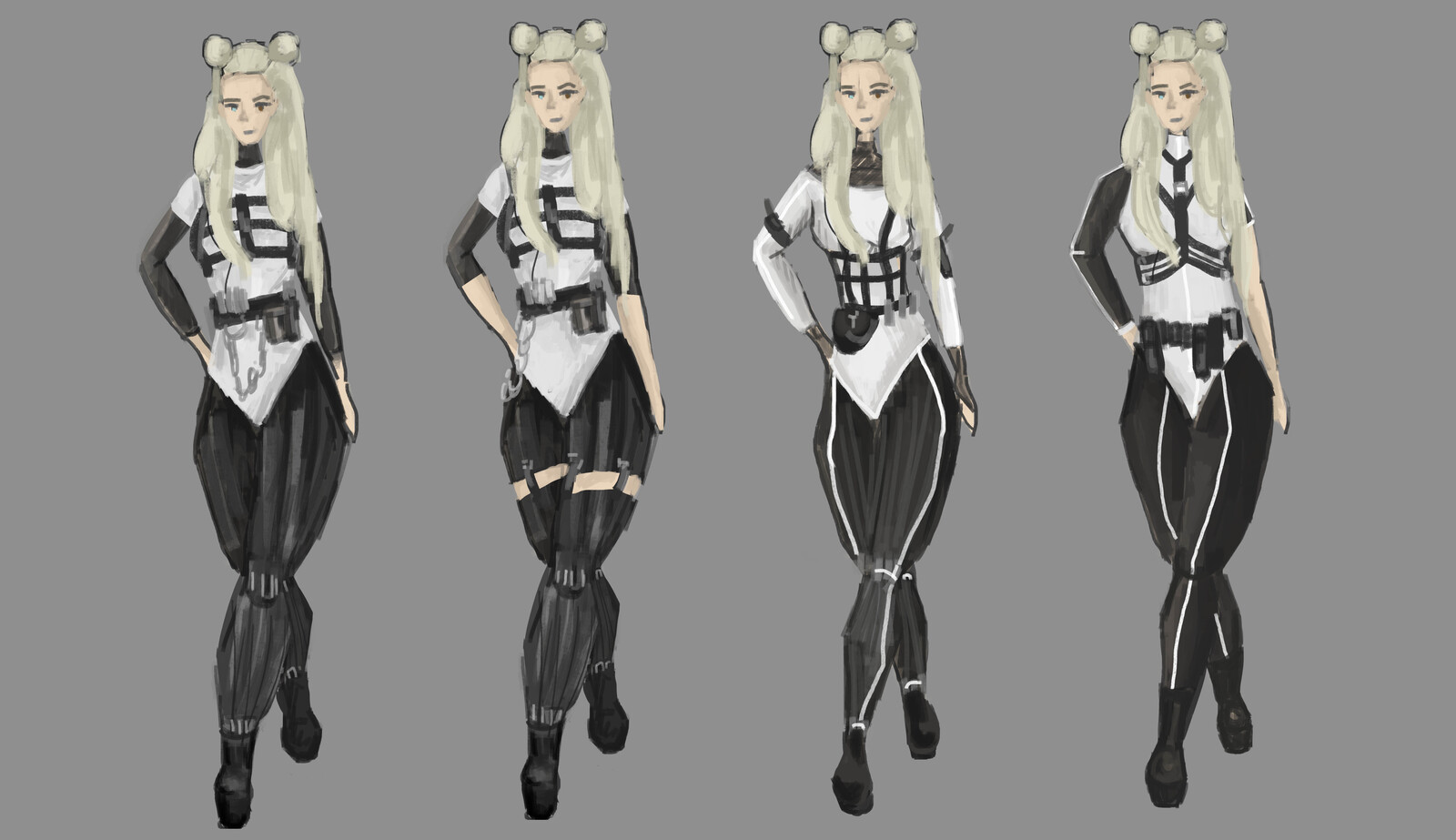 Hannah Lucas - CHARACTER CONCEPT DESIGN - Cyberpunk 2077 OC