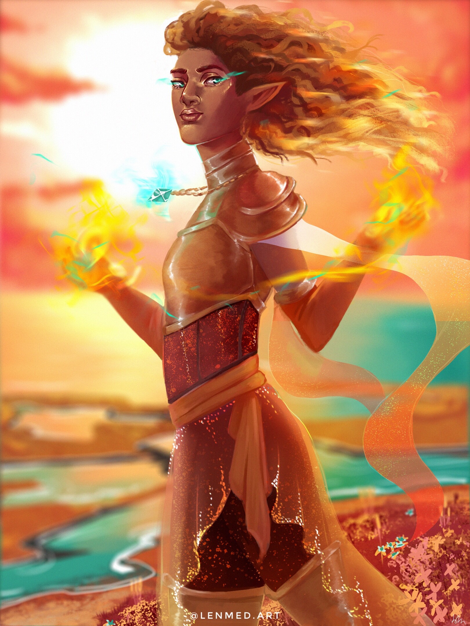 ArtStation - Elven Sorcerer