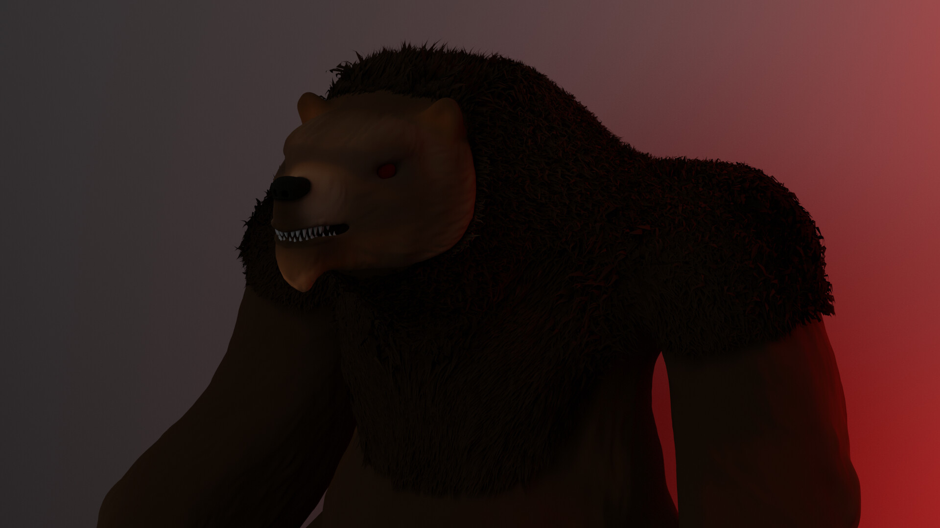 ArtStation - evil bear.