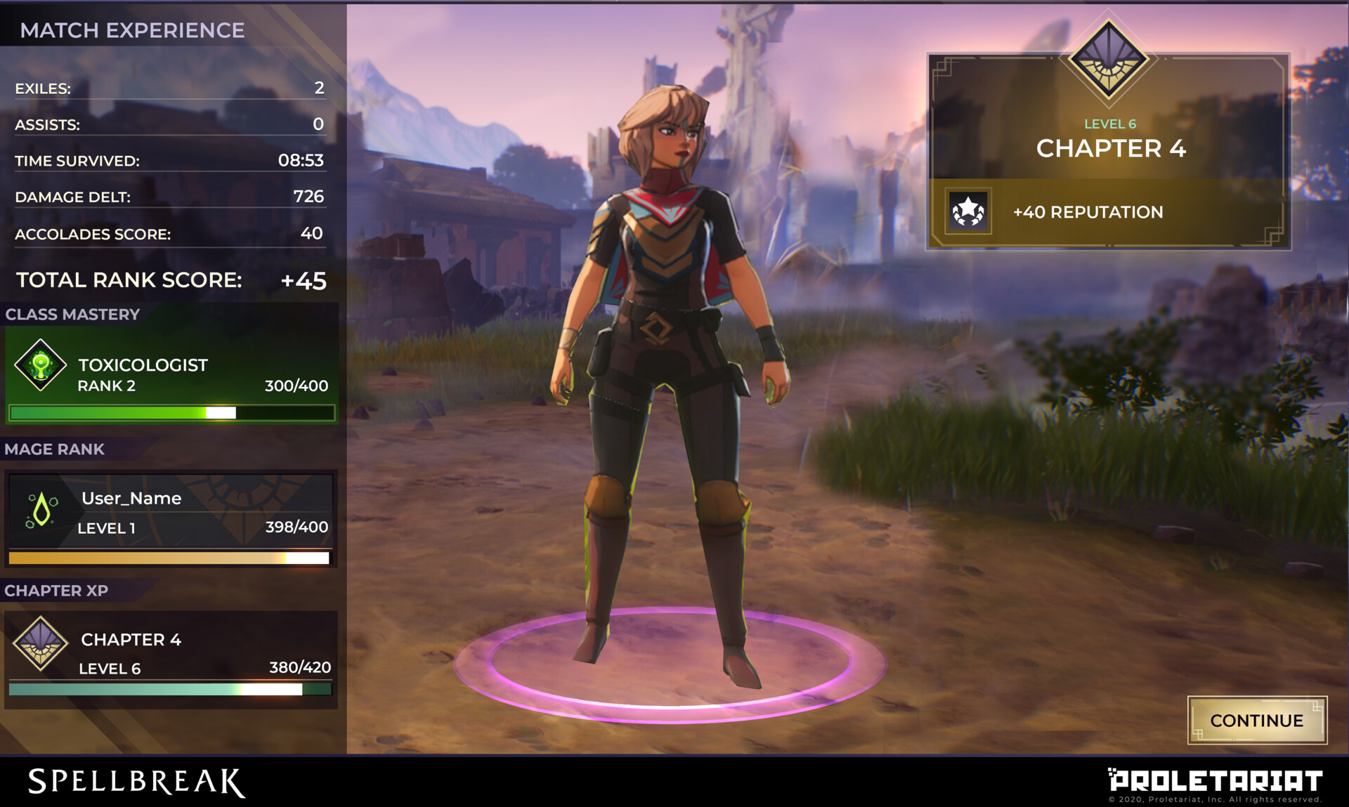 Danielle (Falco) DiFalco - Spellbreak UI work