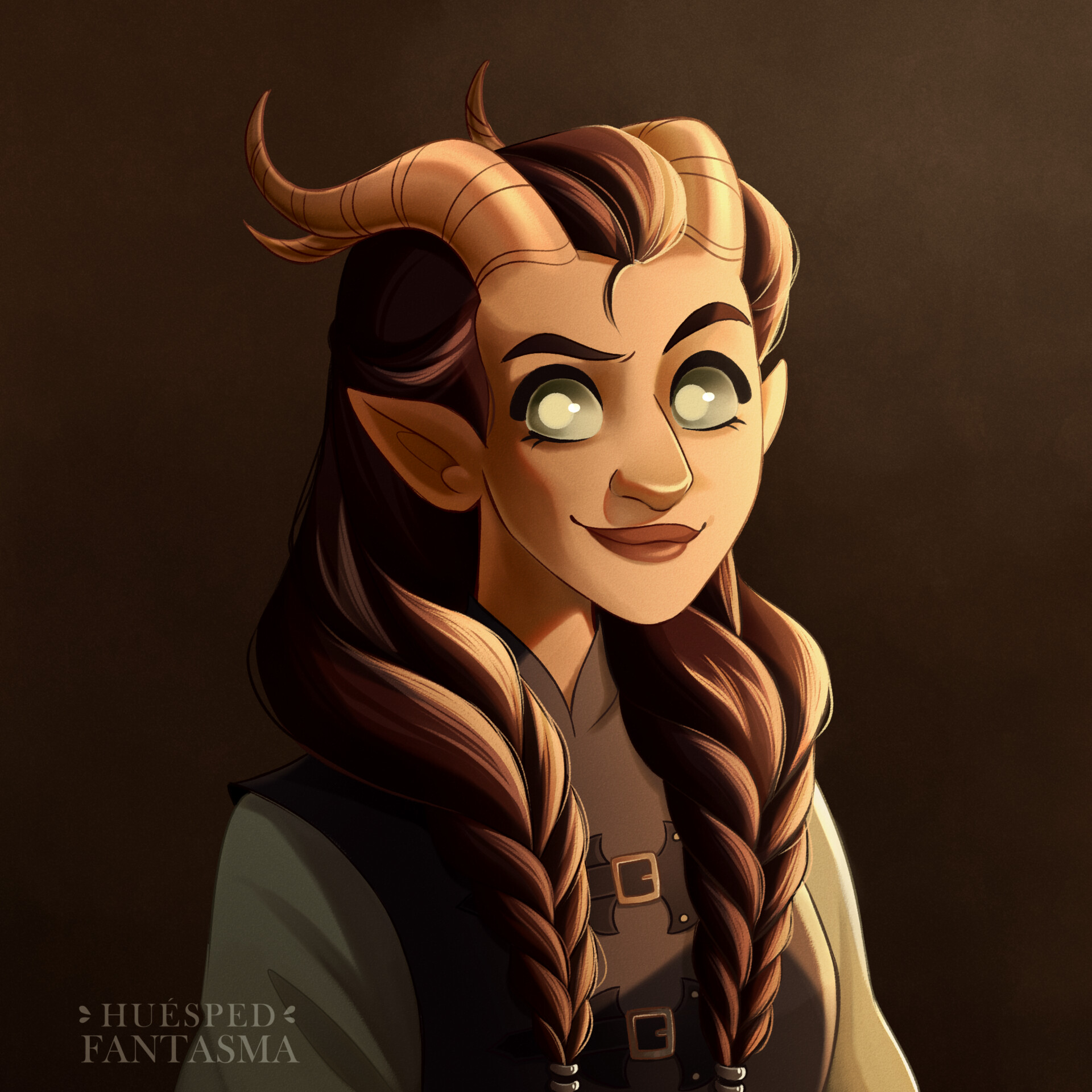 ArtStation - Roween the Ranger Tiefling