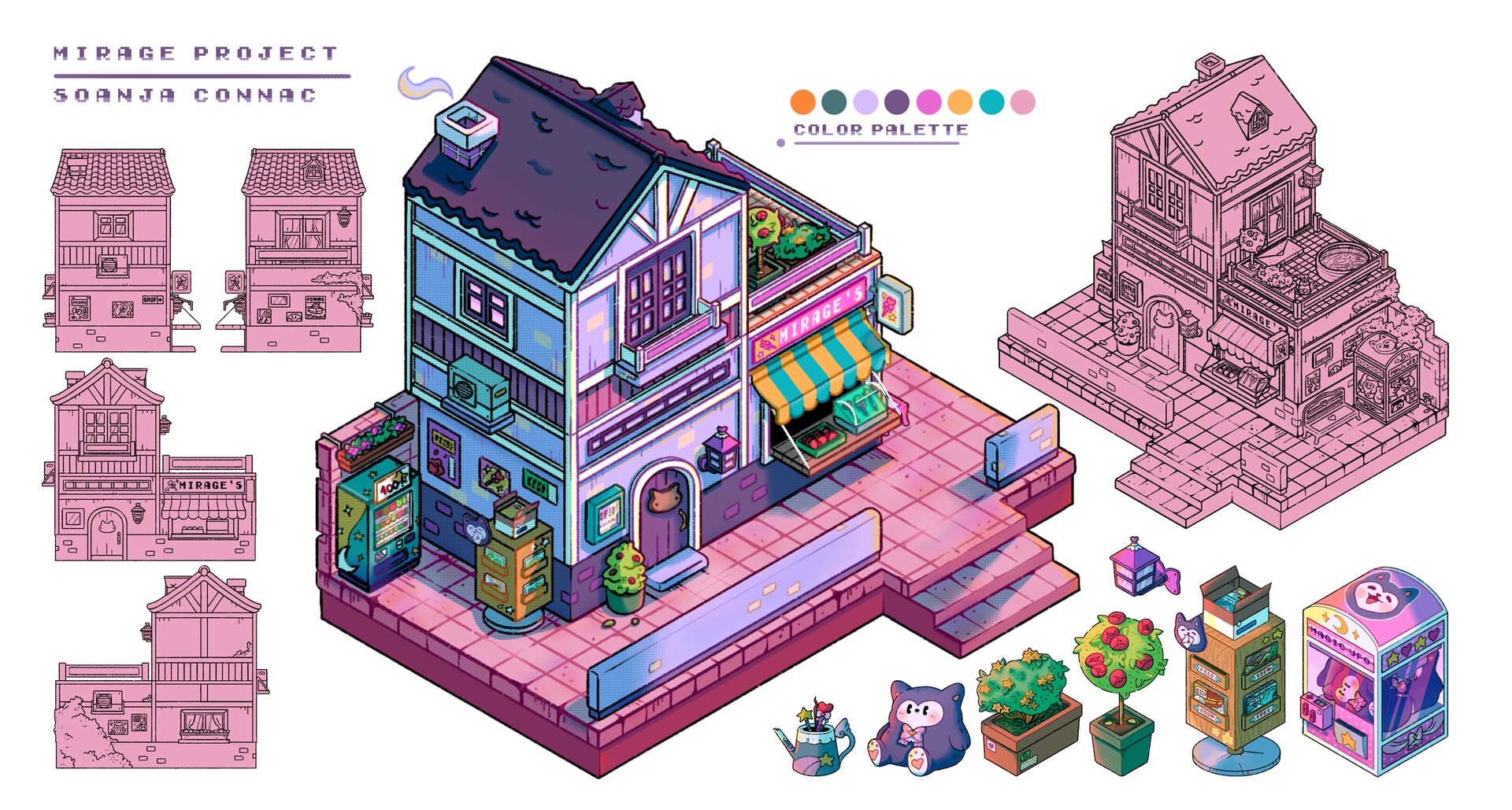 ArtStation - Mirage Project - Mirage's shop