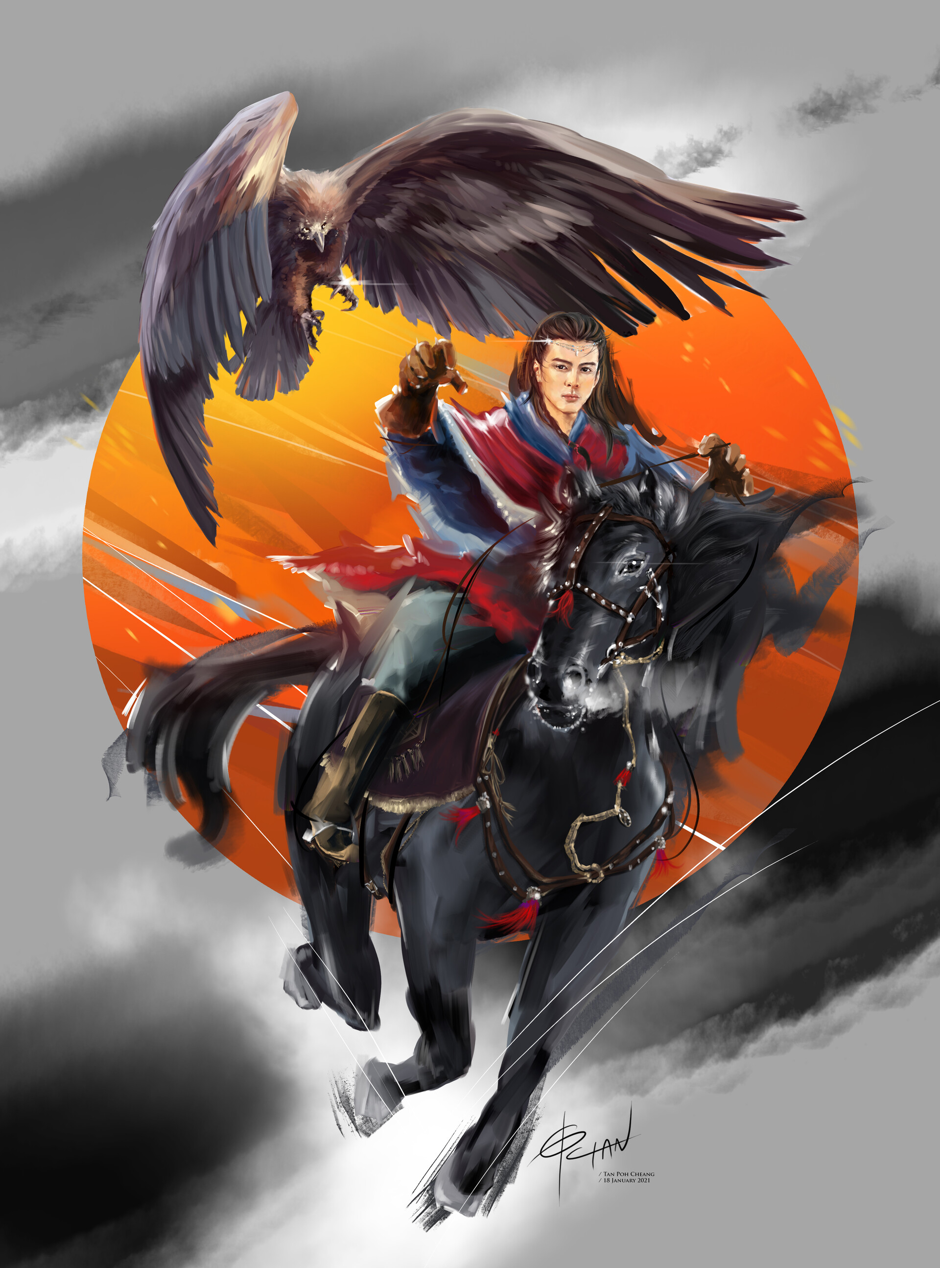 Tan Poh Cheang (PC Tan) - A Thousand Miles