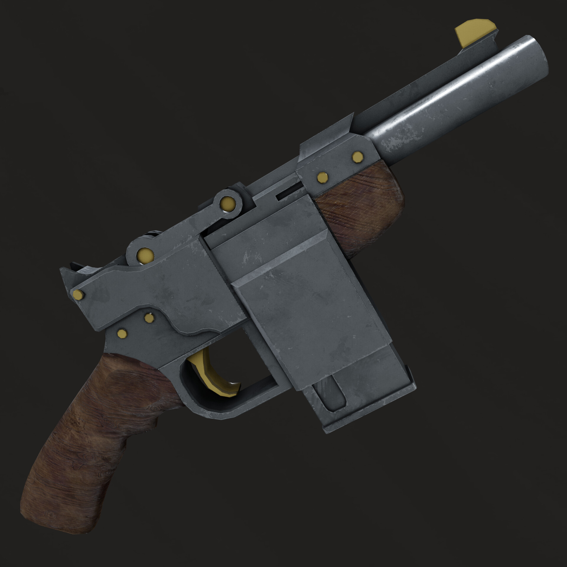 ArtStation - Automatic Pistol