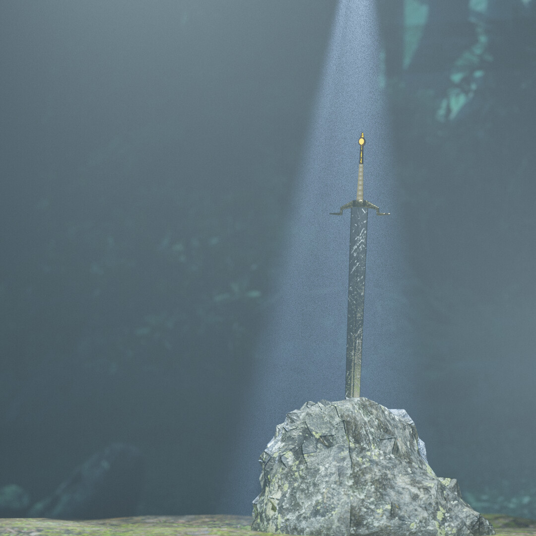 ArtStation - sword in the rock