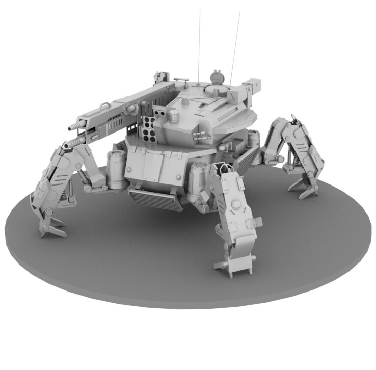 ArtStation - Walking Tank