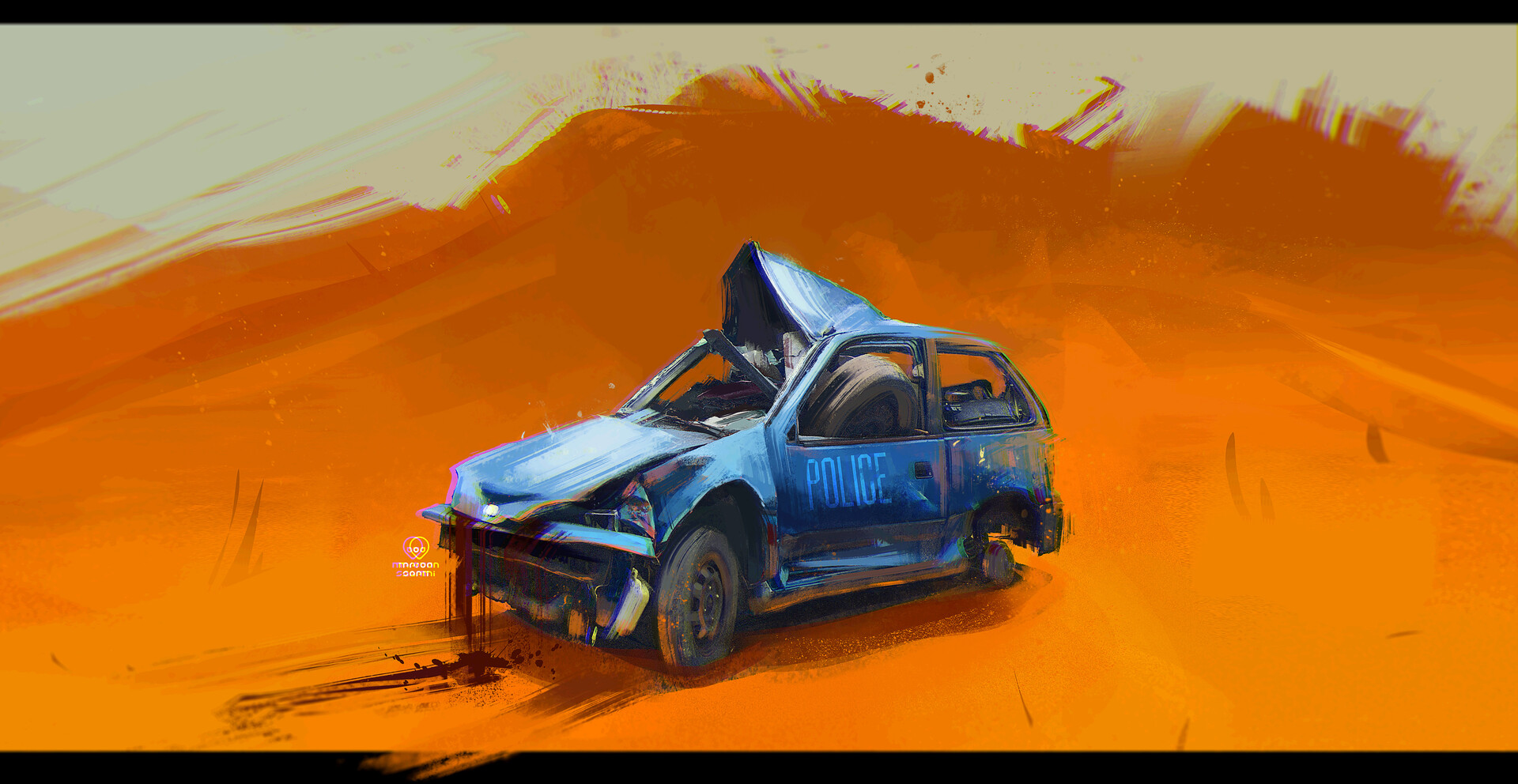 ArtStation - Police-Digital painting