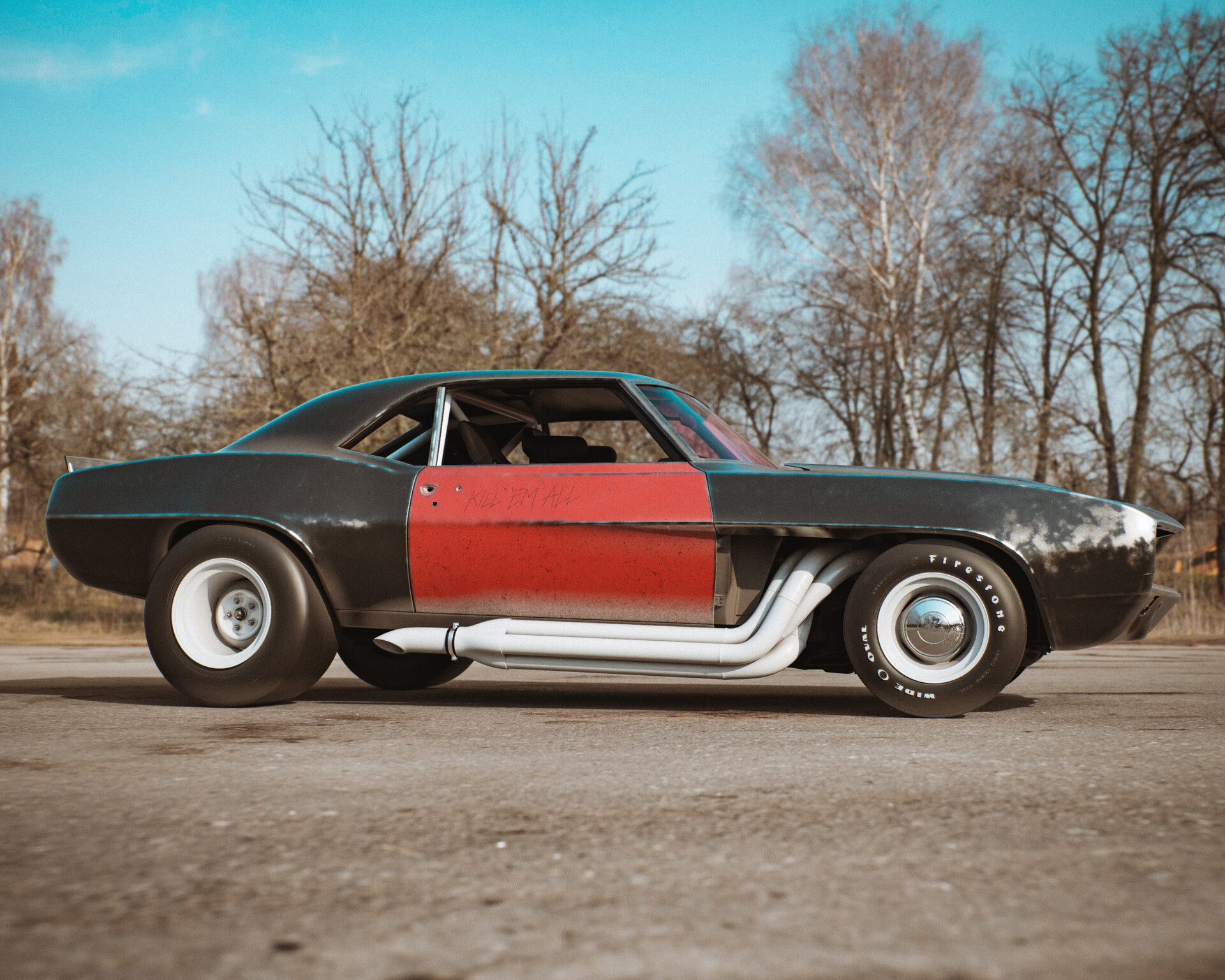 ArtStation - Chevrolet Camaro - Material study