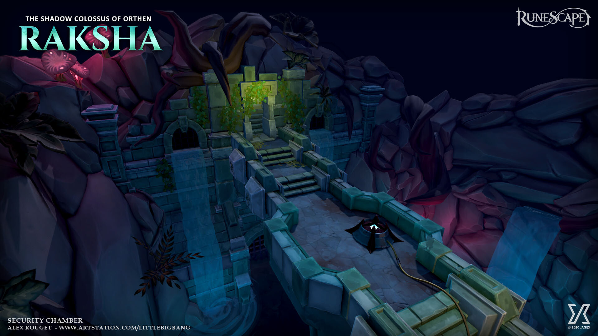 Alex Rouget - Runescape - Raksha the Shadow Colossus of Orthen