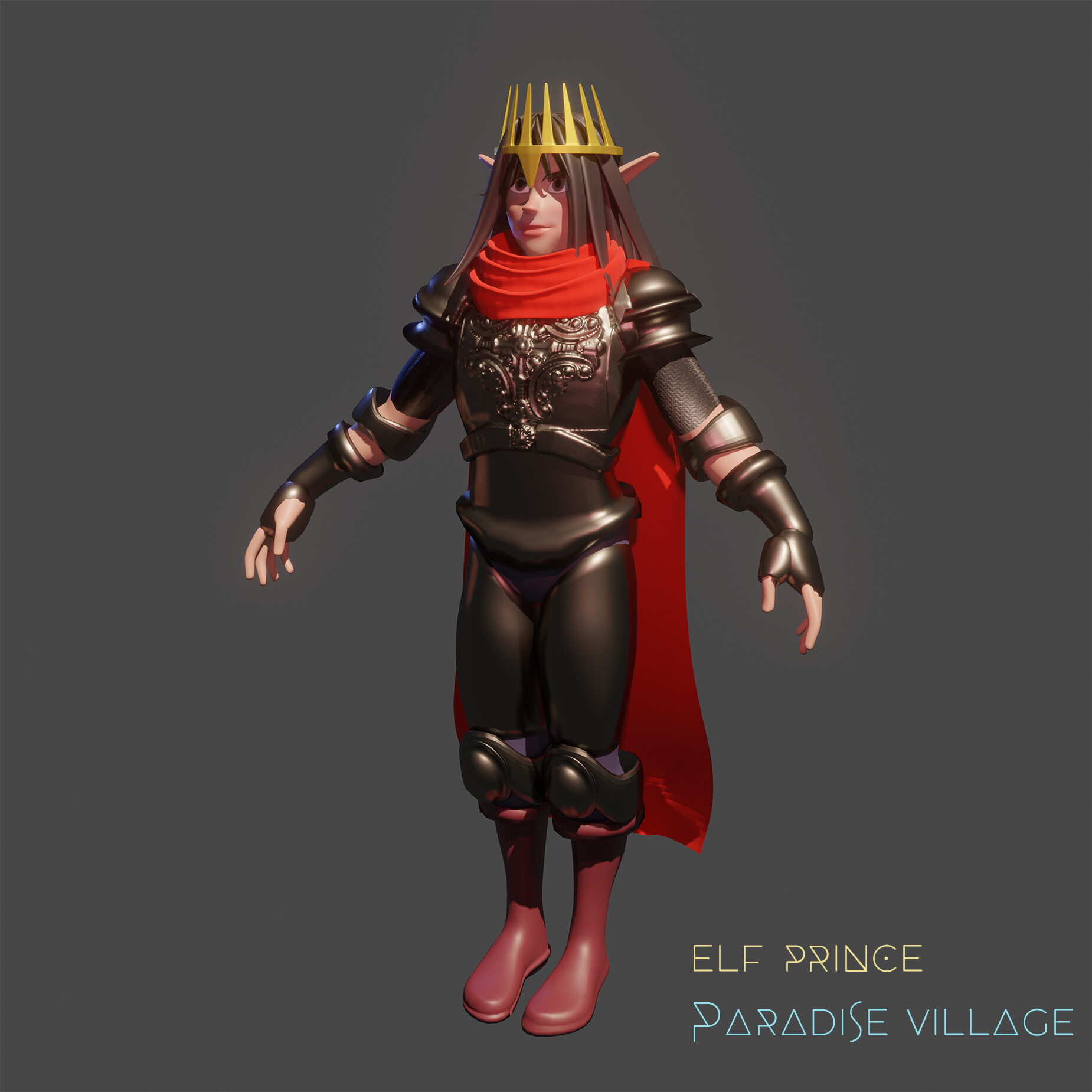 ArtStation - Elf prince paradise village