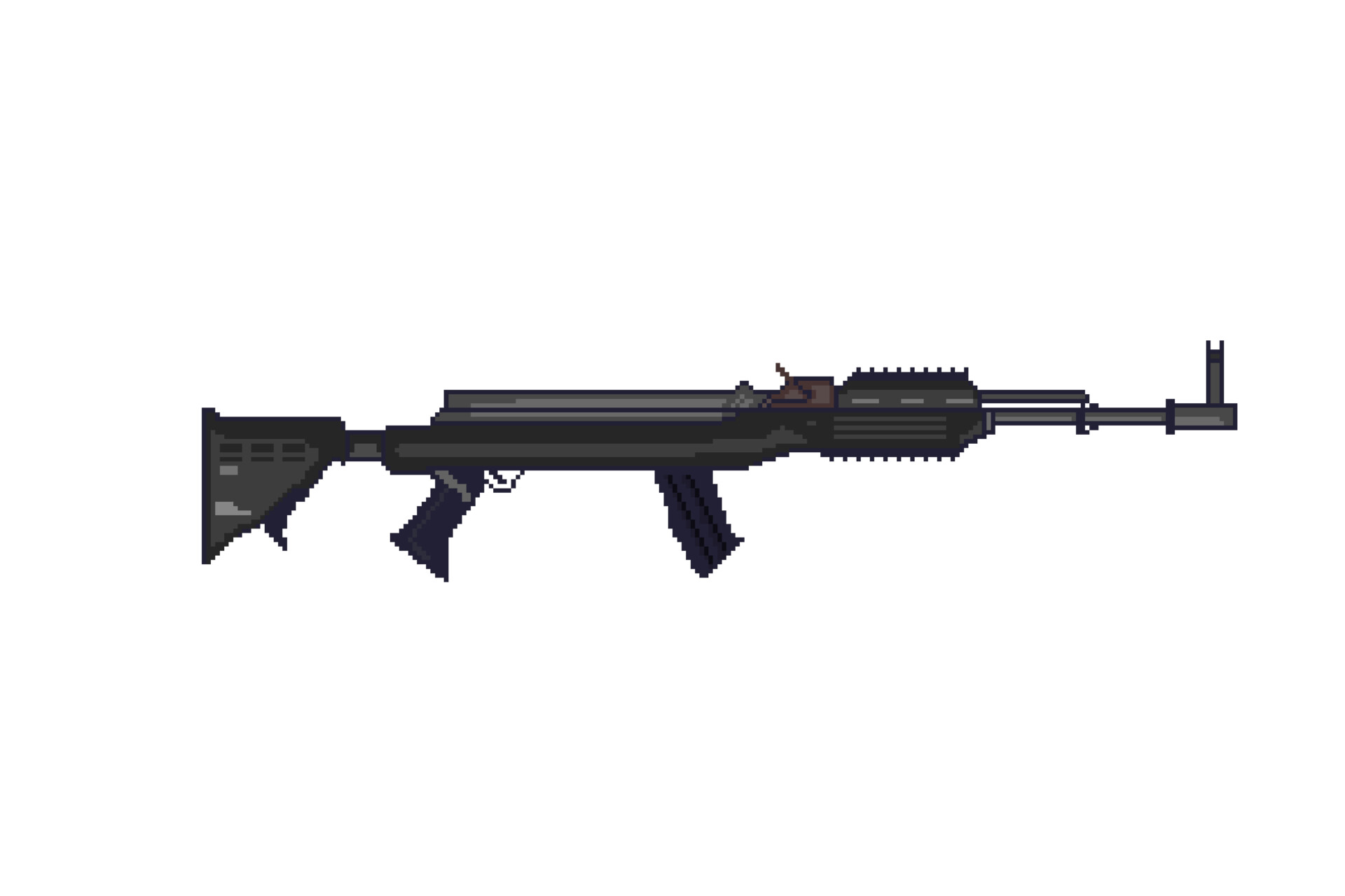 ArtStation - op- sks gun pixel