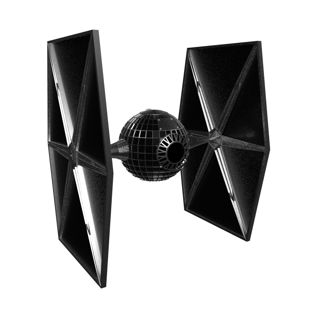 ArtStation - Low Poly TIE Fighter Design