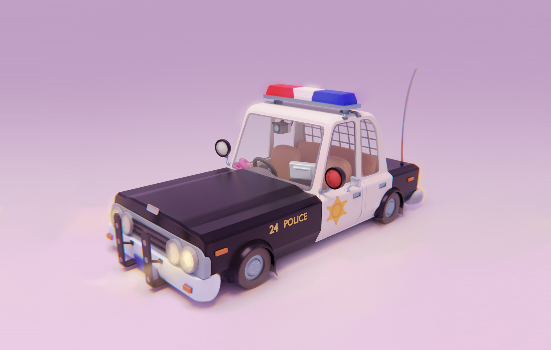 ArtStation - Police car +sketches