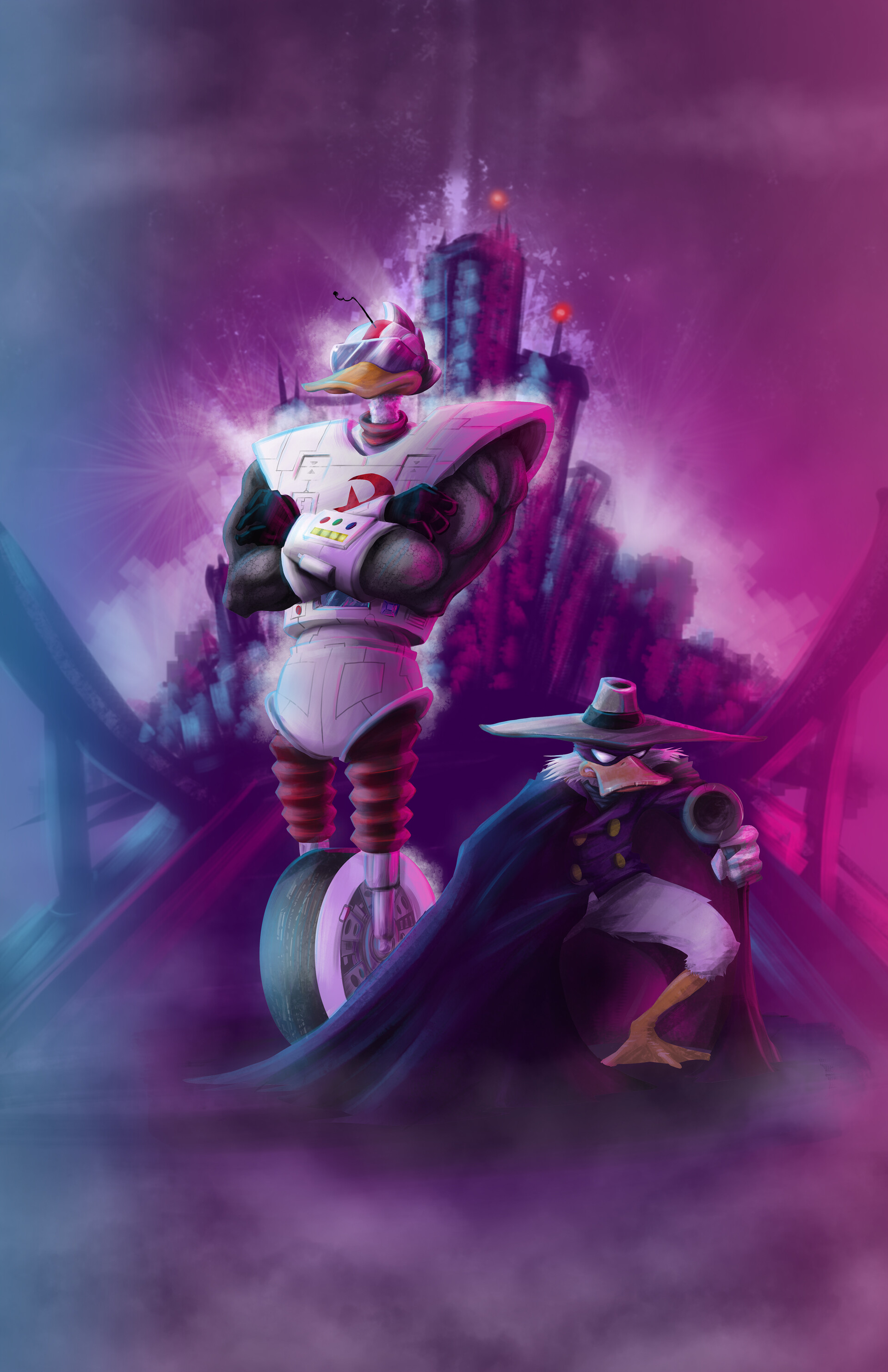ArtStation - DW & Gizmoduck