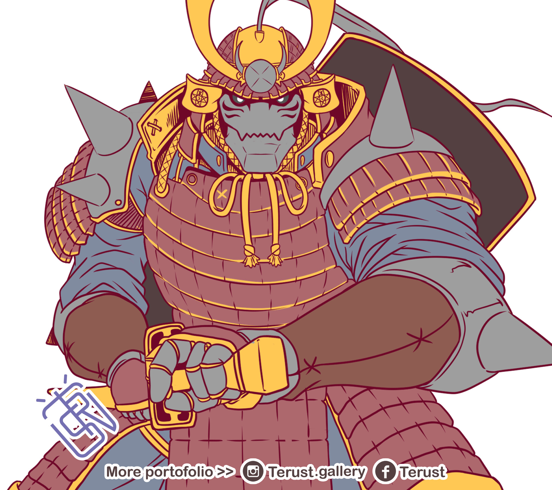 ArtStation - ALPHONSE ELRIC SAMURAI