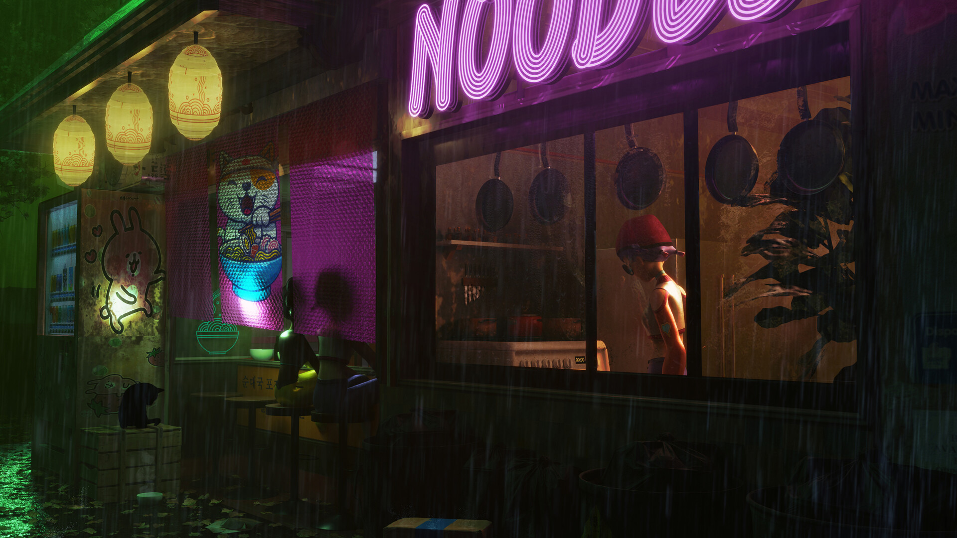 ArtStation - Noodle Alley
