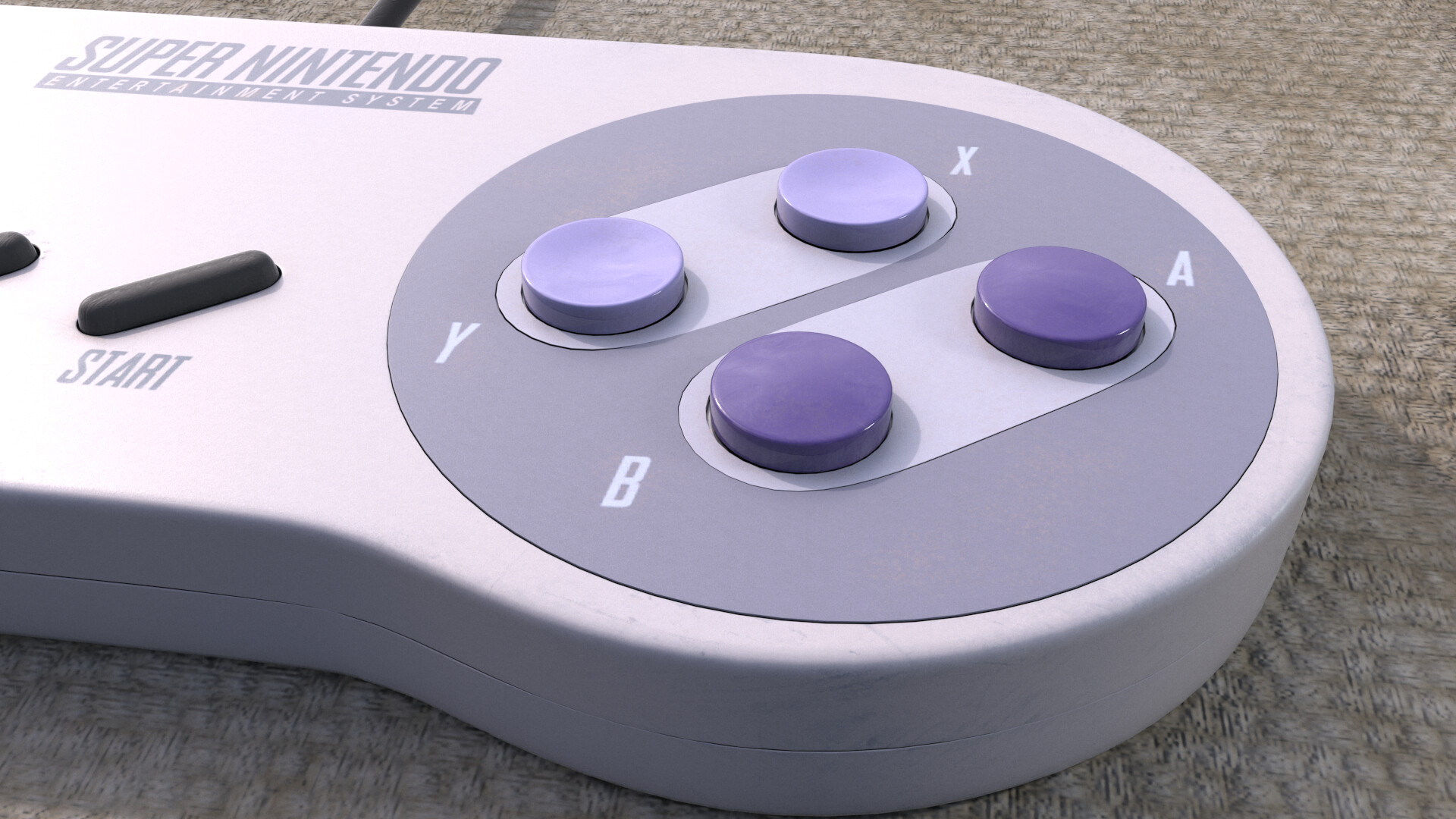 ArtStation - Super Nintendo Controller