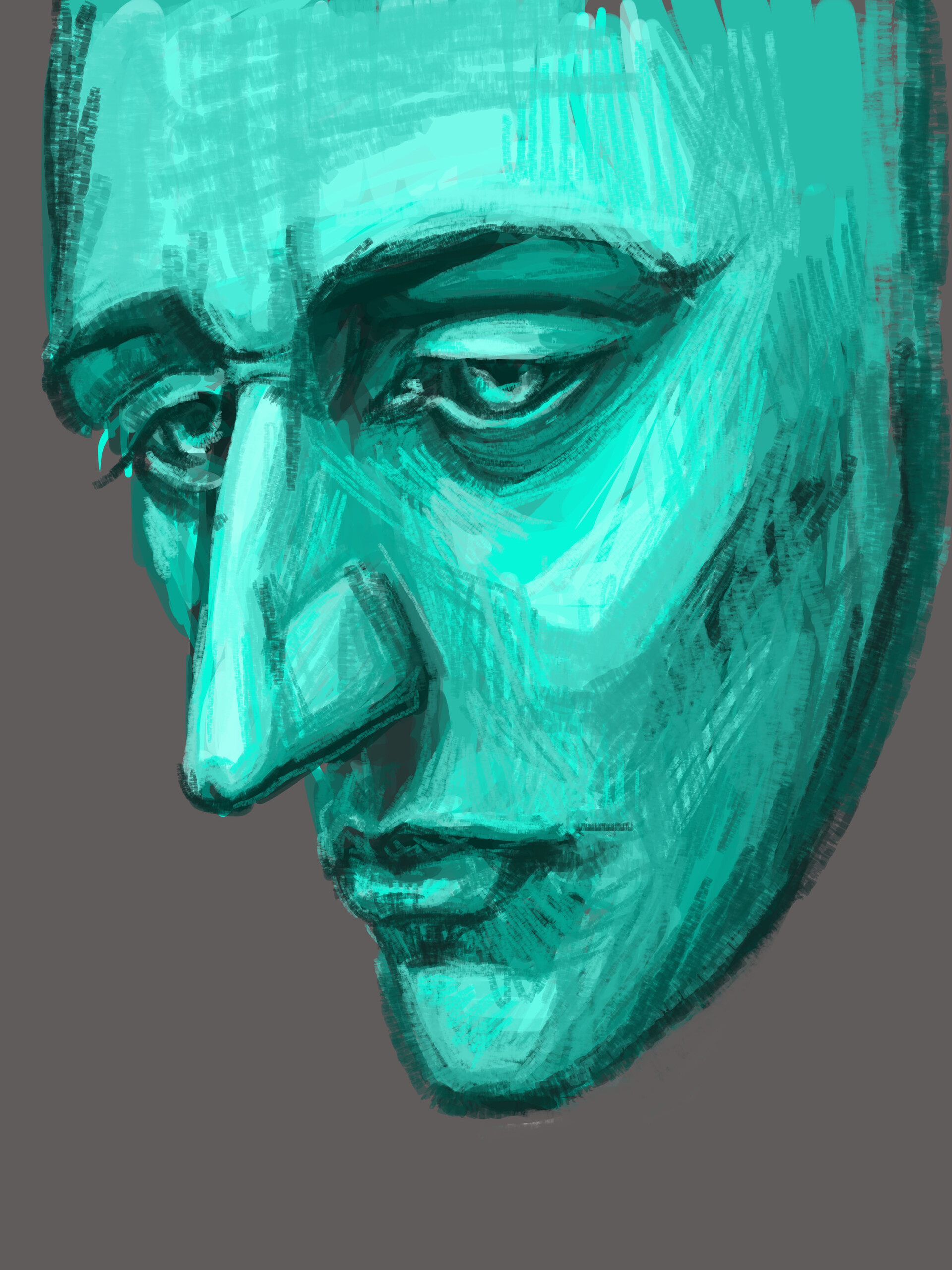 ArtStation - green head