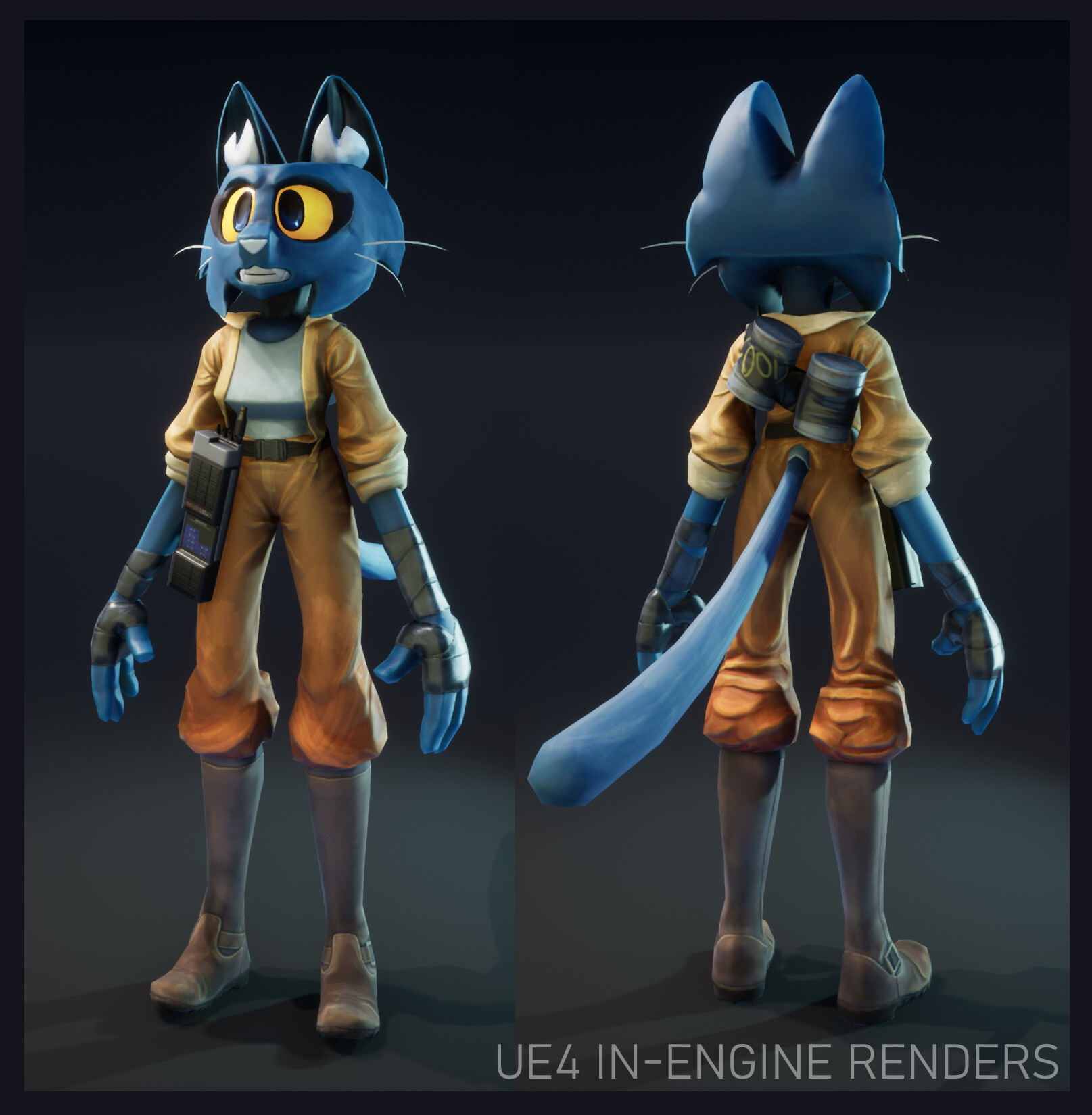 ArtStation - "Min" - Game-ready 3D Character Model