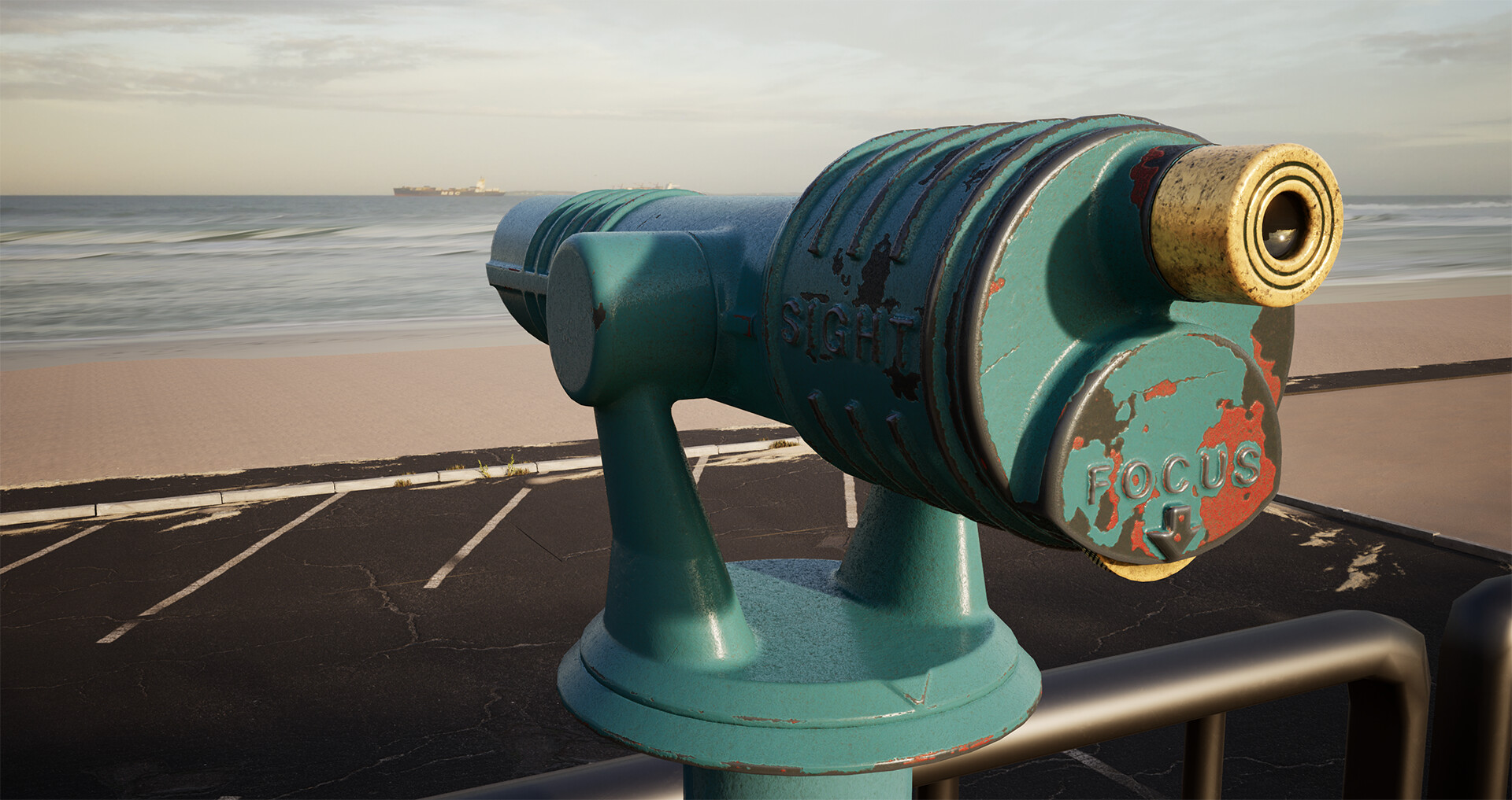 ArtStation - Beach telescope