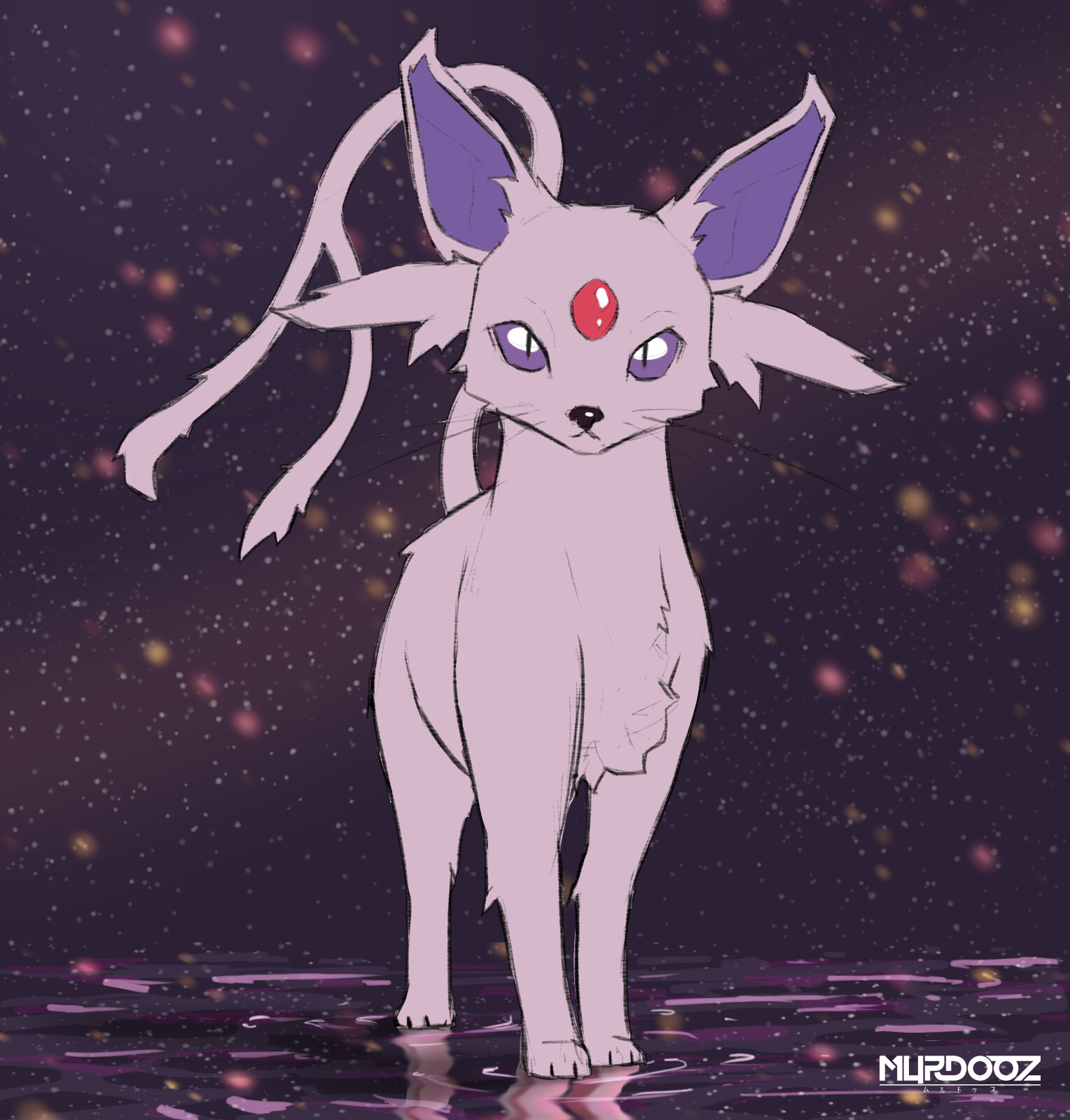 espeon white background