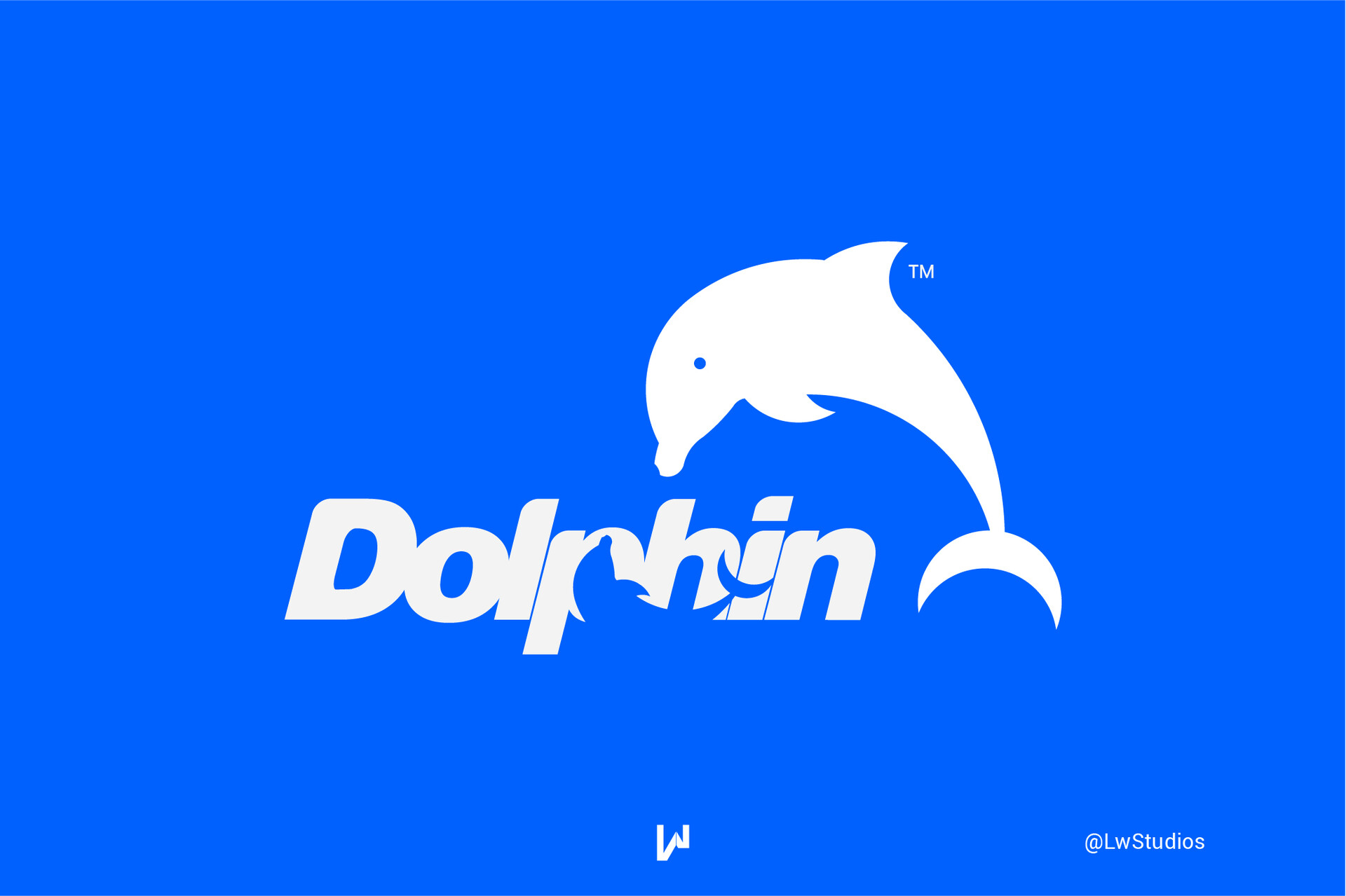 ArtStation - dolphin logo design