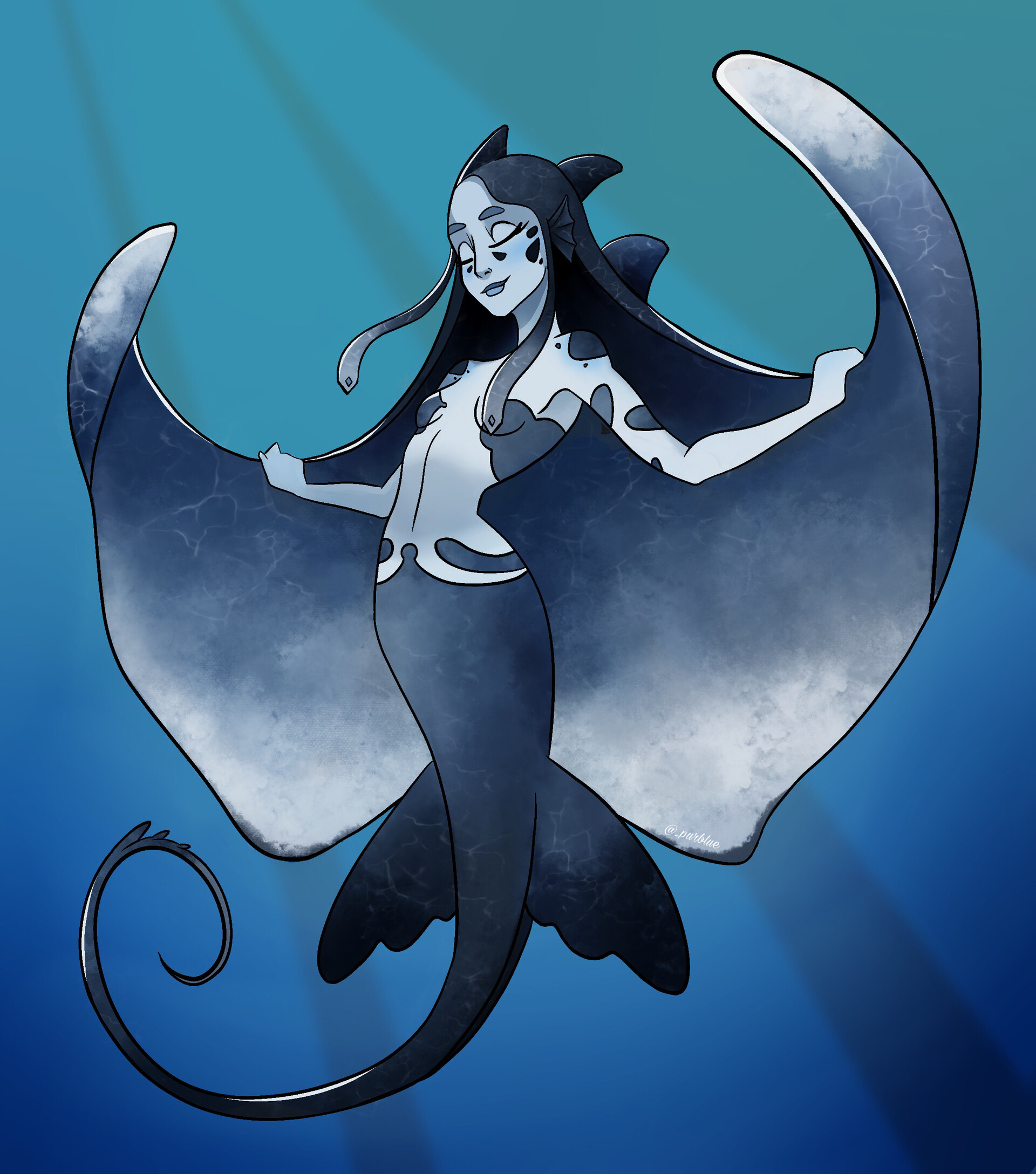 ArtStation - Mermaid stingray