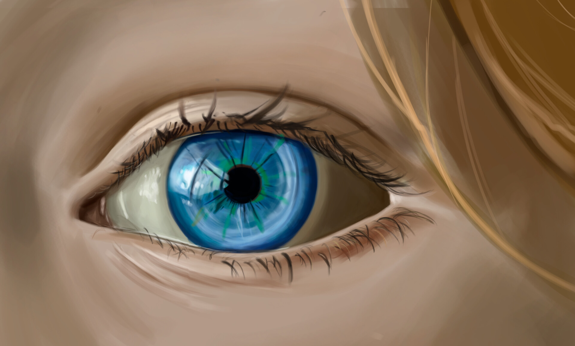 ArtStation - Eye drawing practice